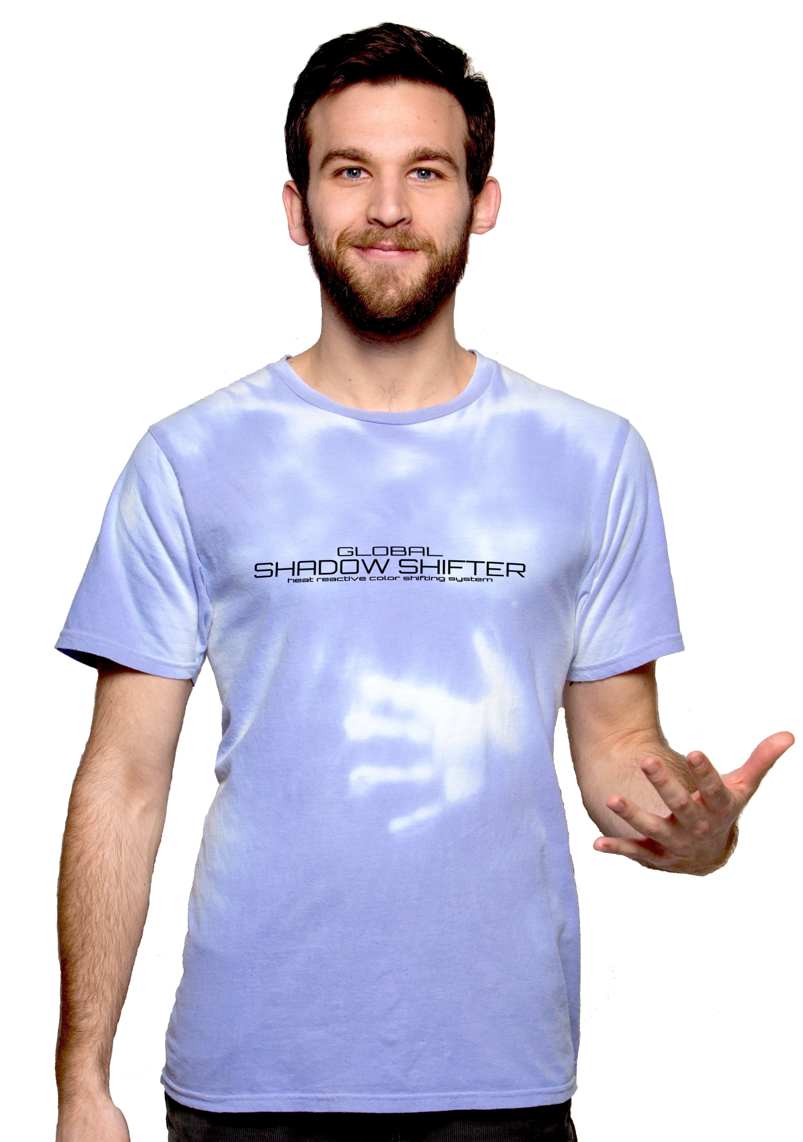 Shadow Shifter Color Changing T-Shirt, Blue to White, Unisex, Large ...