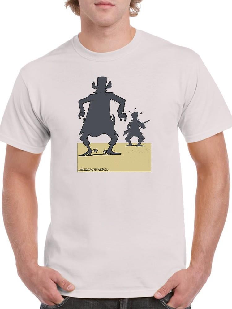 Shadow Showdown T-Shirt Men -Wilfred Hildonen Designs, Male Large - Walmart.com