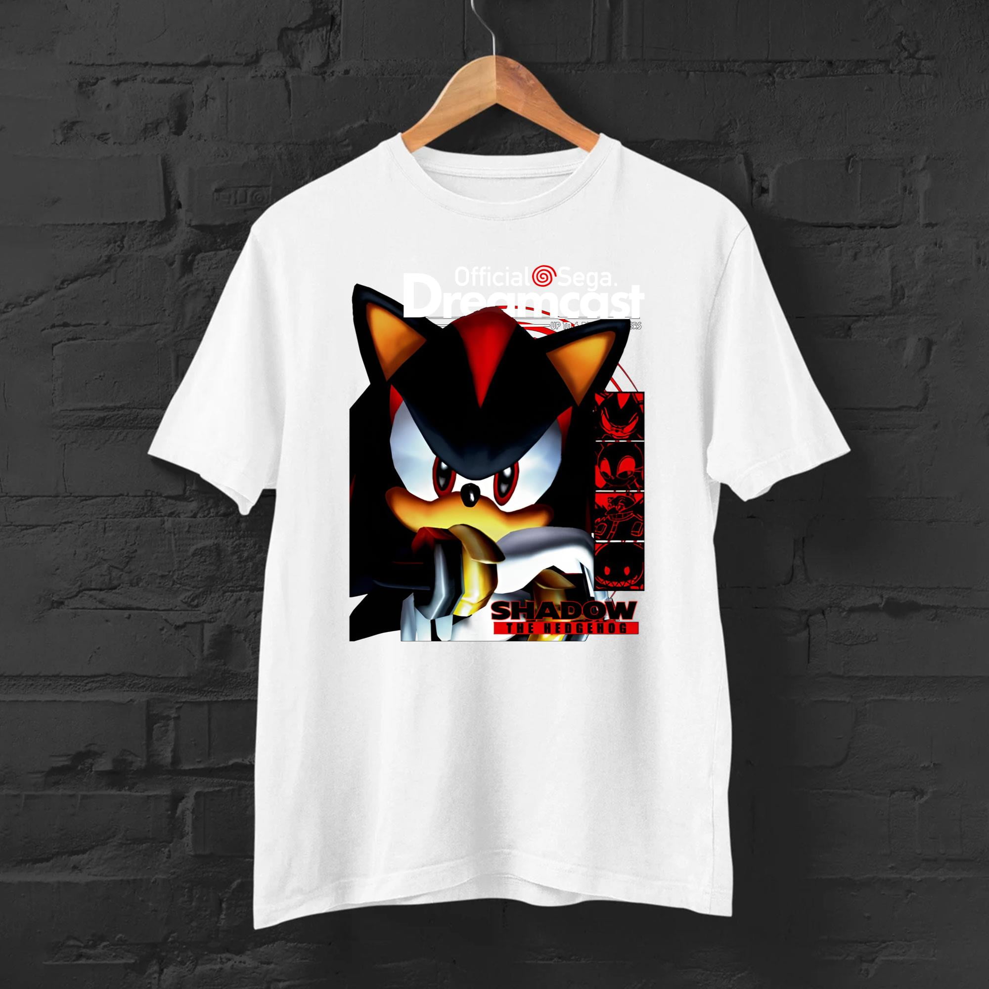 Shadow - Sonic The HedgeHog Adventure Gamer Shirt, Dreamcast Streetwear ...