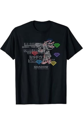 Shadow Hedgehog T-Shirts for Men and Women Featuring Sonic Designs
