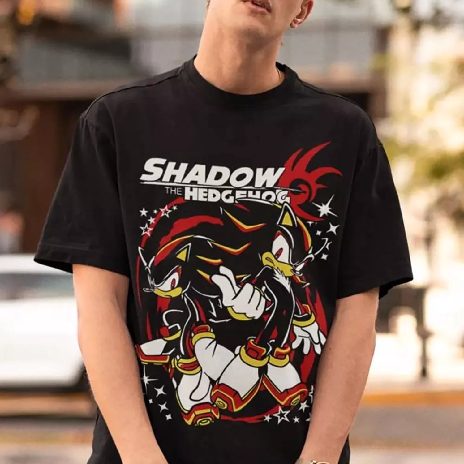 Shadow The Hedgehog Shirt Heroes Vintage Tee Sonic T-Shirt - Walmart.com