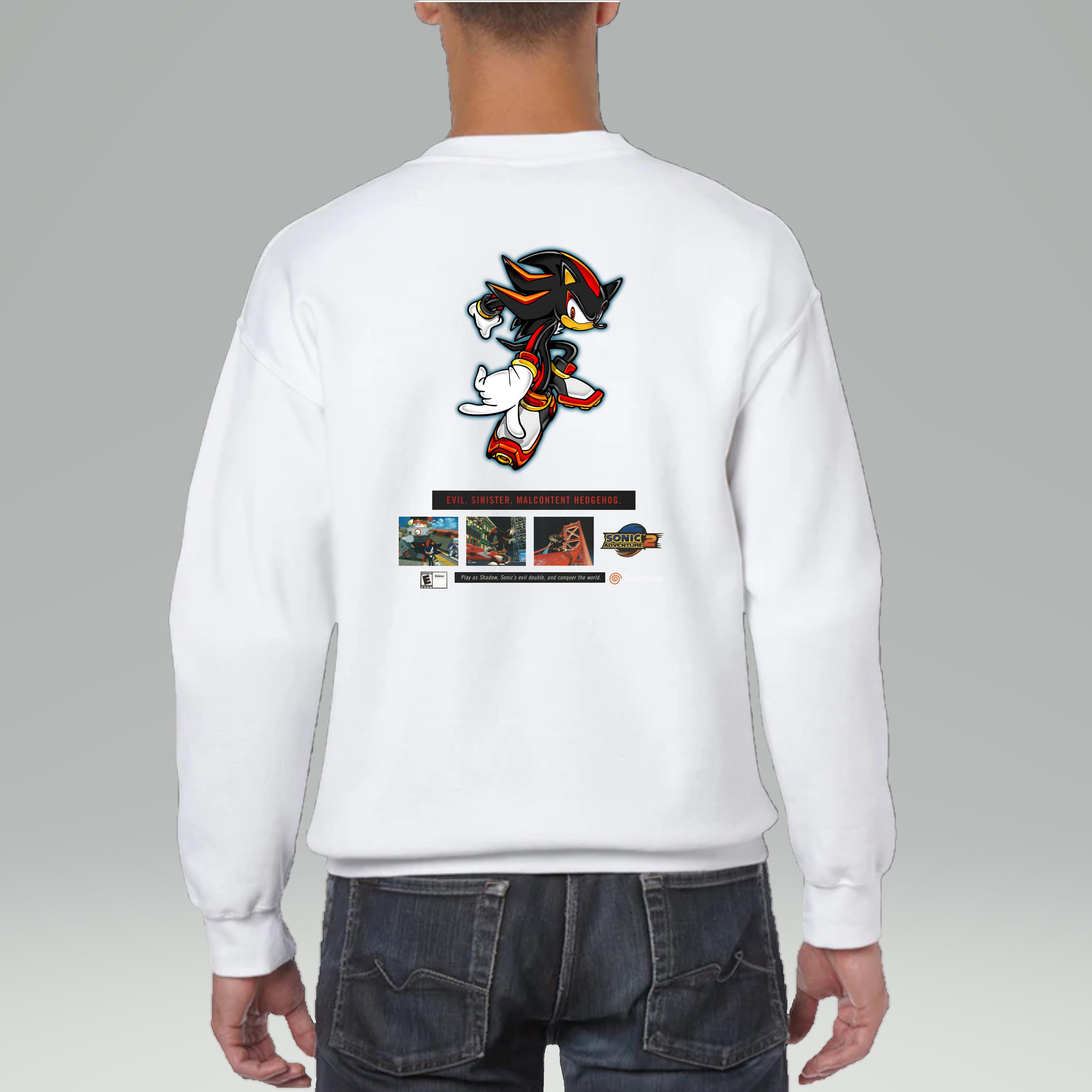 Shadow The Hedgehog Sonic Adventure 2 SWEATSHIRT, for men & women, up ...