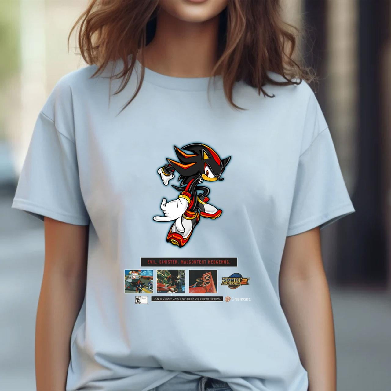 Shadow The Hedgehog Sonic Adventure 2 Unisex T-Shirt - Walmart.com