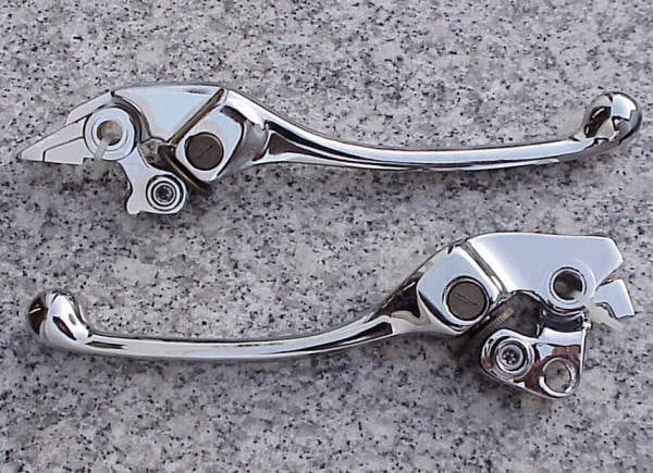 Shadow VT 1100 Valkyrie VTX 1800 ADJUSTABLE CHROME BRAKE & CLUTCH ...