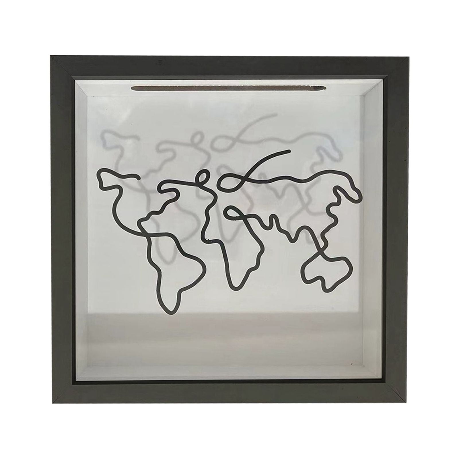 Shadow box frame11.4X11.4inch Wood Shadow Box Picture Frame Home Decor ...