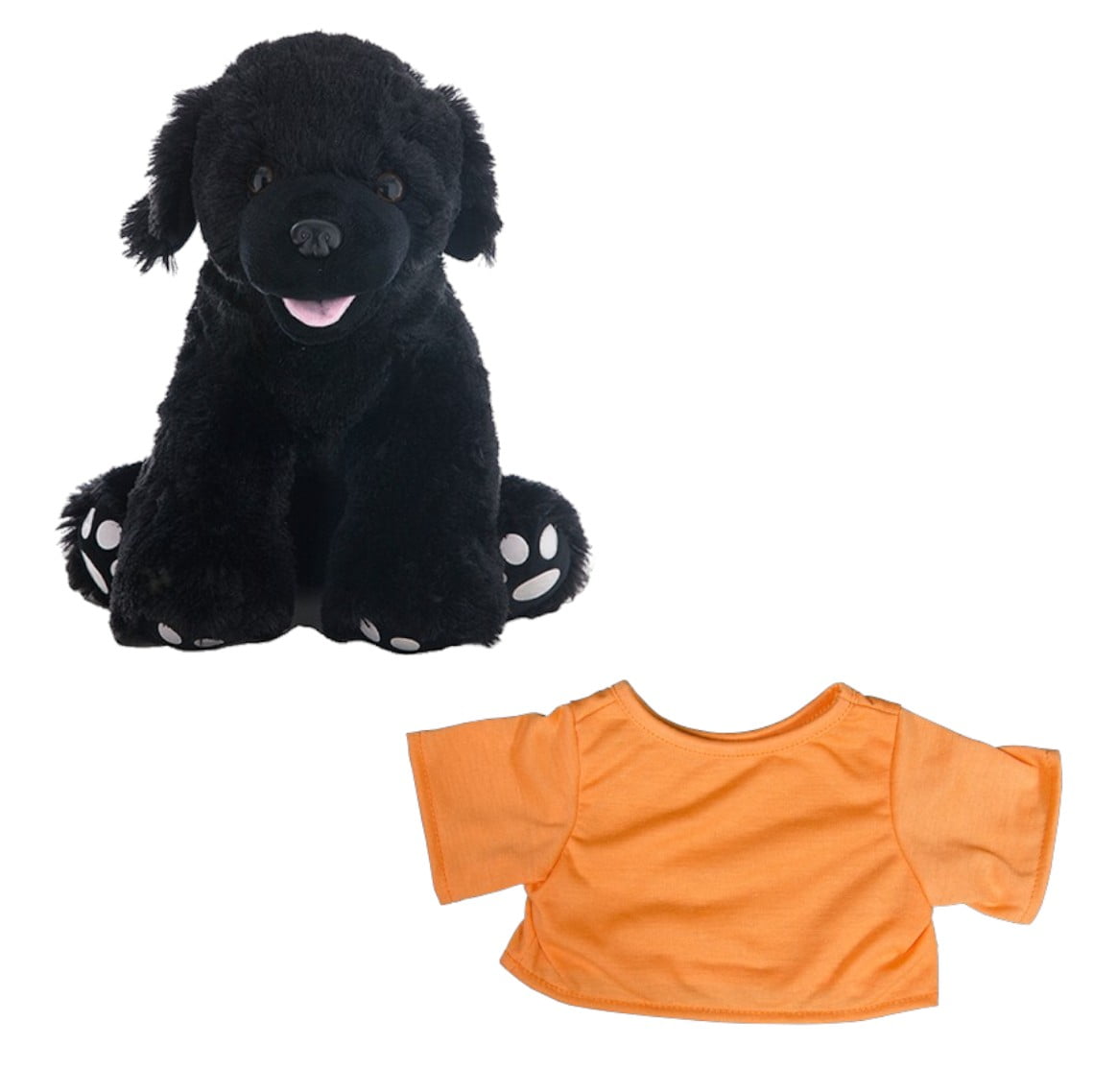 Shadow the Black Labrador 16-Inch Plush Toy - Soft Cuddly Dog Stuffed ...