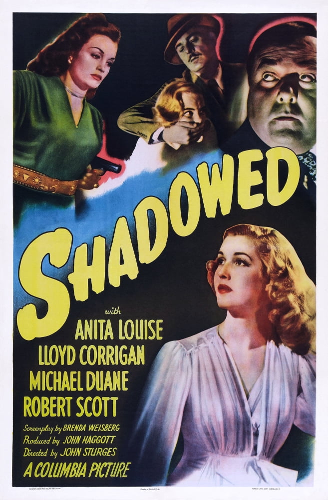 Shadowed Us Poster Art From Left: Doris Houck Terry Moore Wilton Graff ...