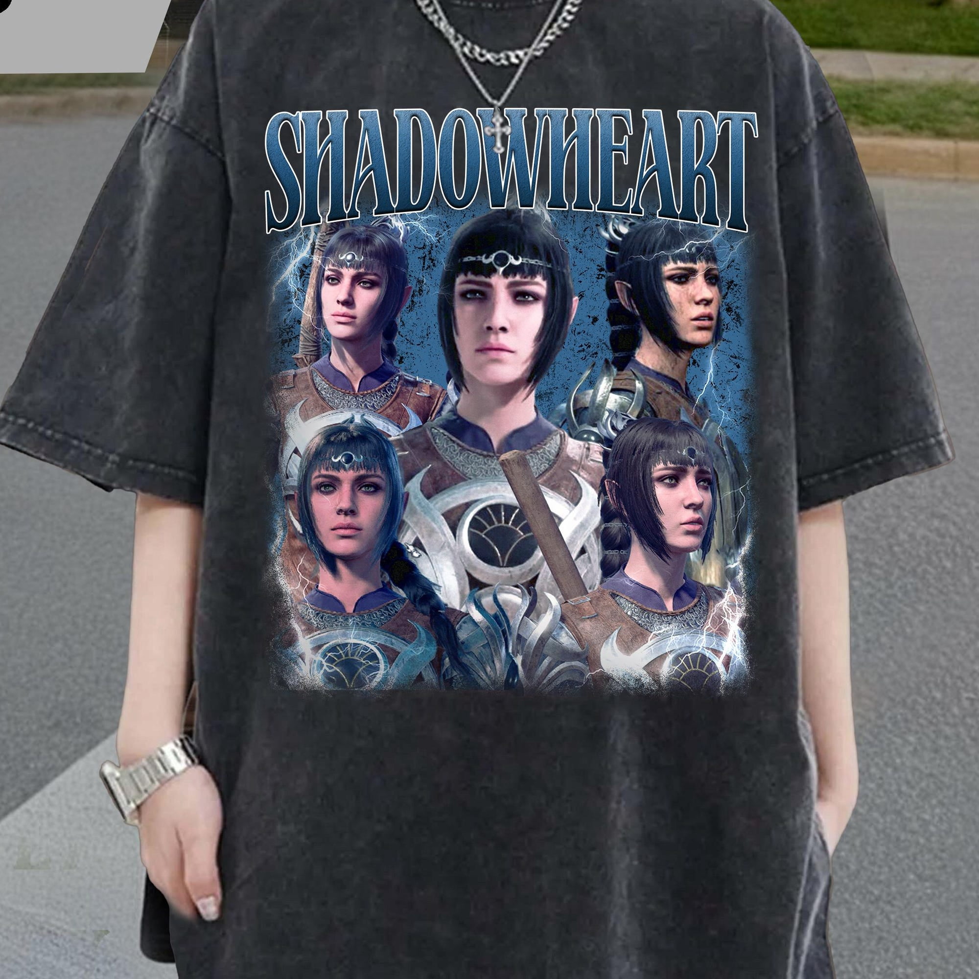 Shadowheart Baldur's Gate 3 T-Shirt - Stylish Videogame Waifu Design ...