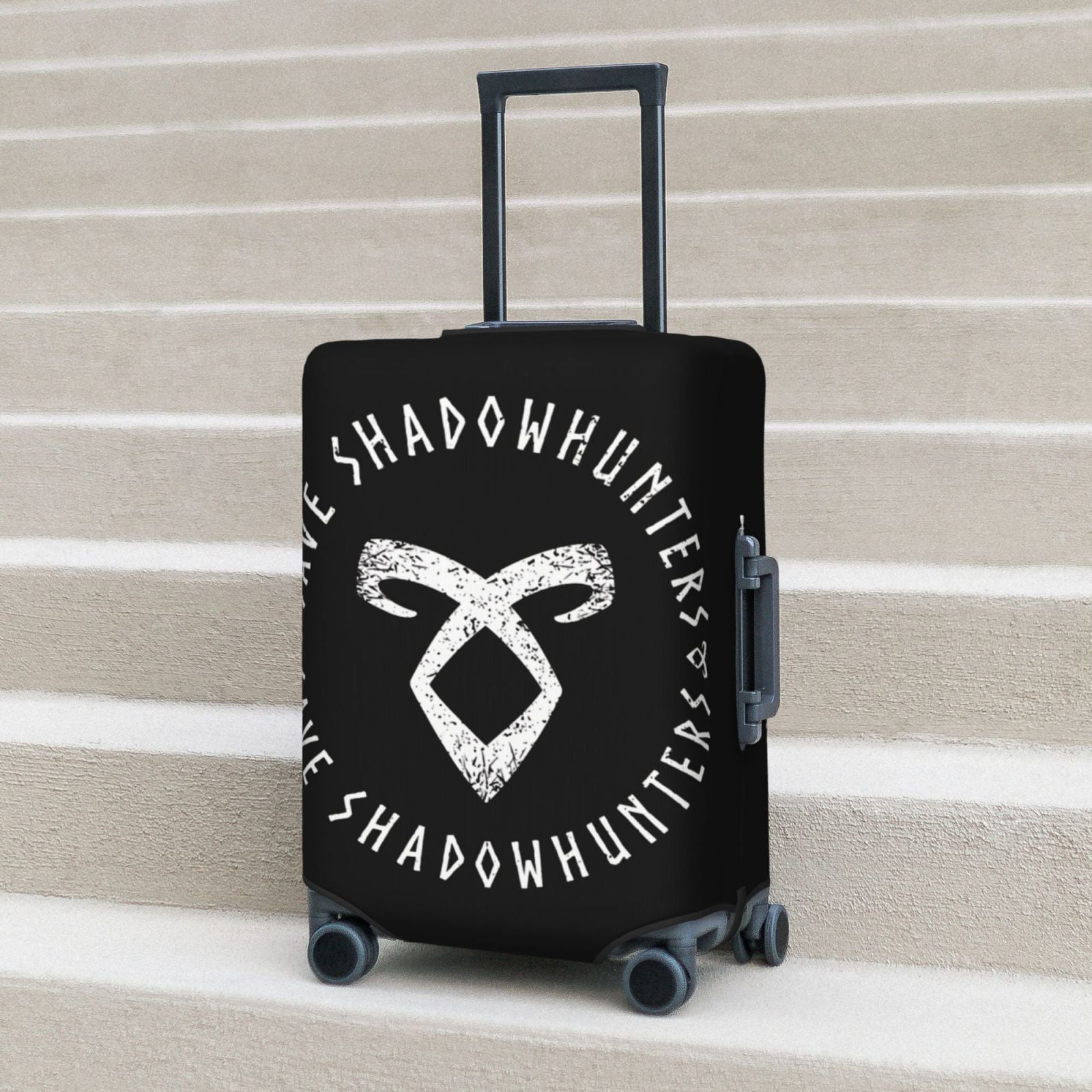 Shadowhunters Cartoon Suitcase Cover With Concealed Zipper Luggage ...