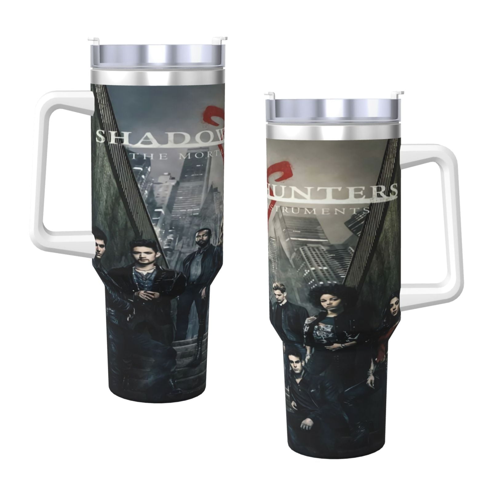 Shadowhunters Season 40 Oz Tumbler With Handle And Straw Double Wall ...