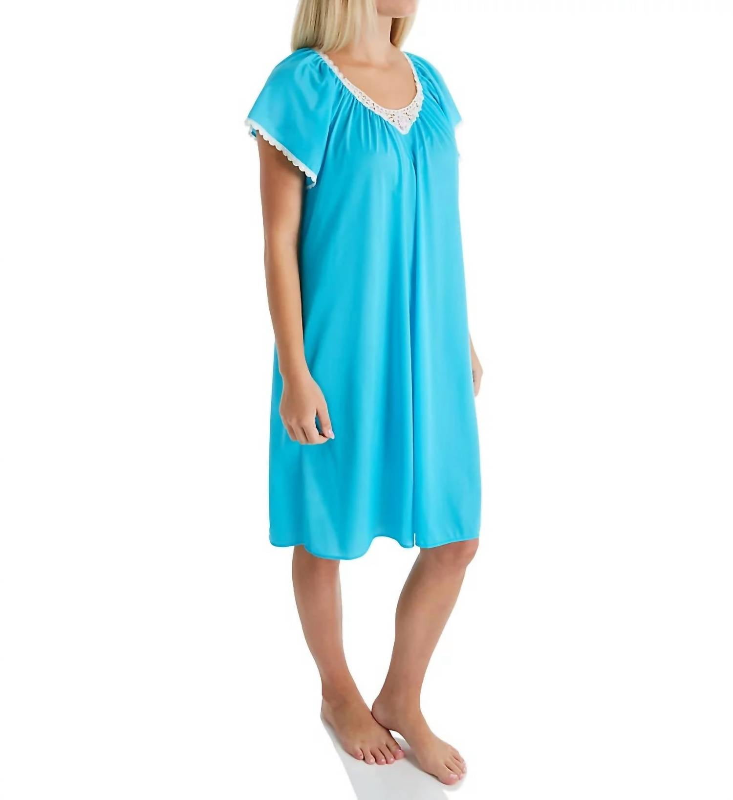 Shadowline Lingerie Cameo Short Nightgown - Walmart.com