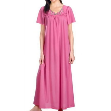 Women's Shadowline 32737X Plus Silhouette 53 Inch Gown (Ivory 2X ...