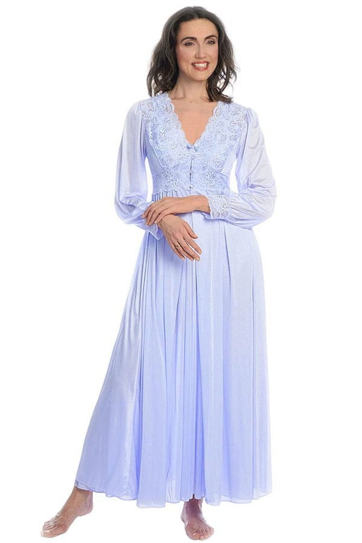 Shadowline Women's Plus-Size Silhouette 54 Inch Long Sleeve Coat, Peri ...