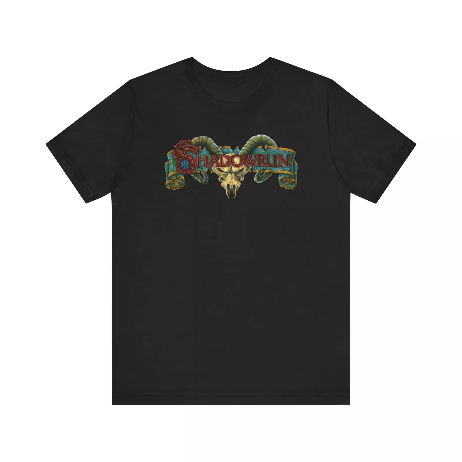 Shadowrun SNES Retro Style Cover Art Logo Video Game Pixel Art Unisex T ...