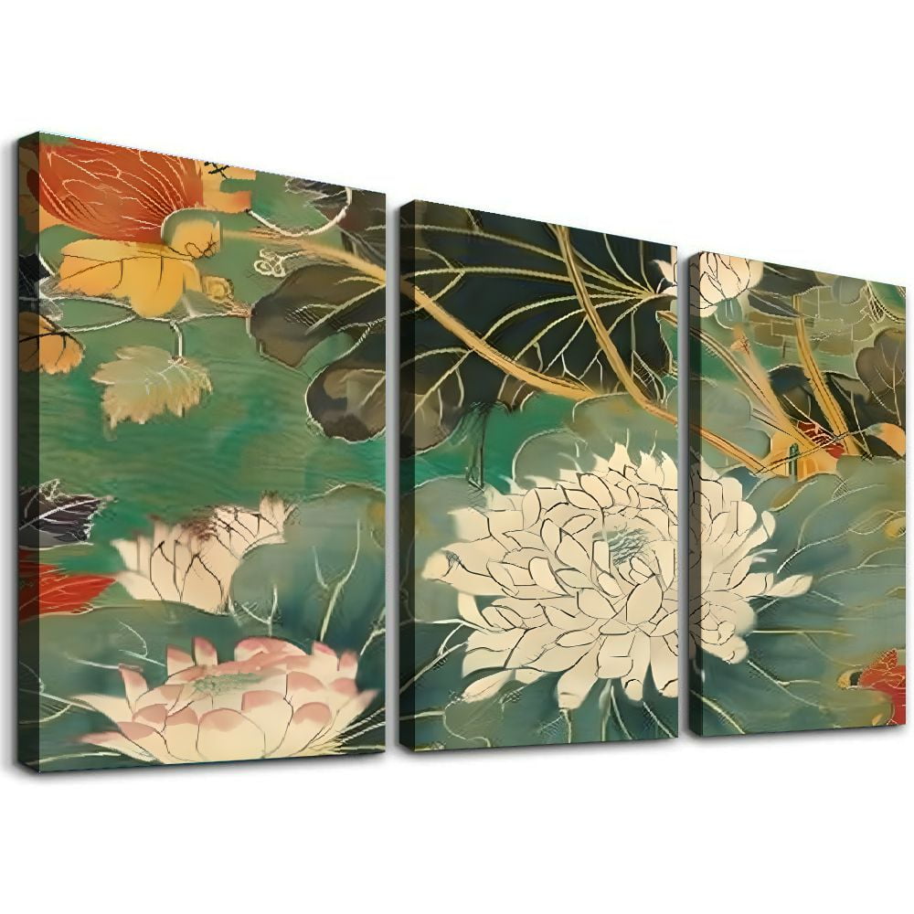 Shadudu Birds Leaves Ukiyo-e Modern Prints for Home Office Wall Decor ...