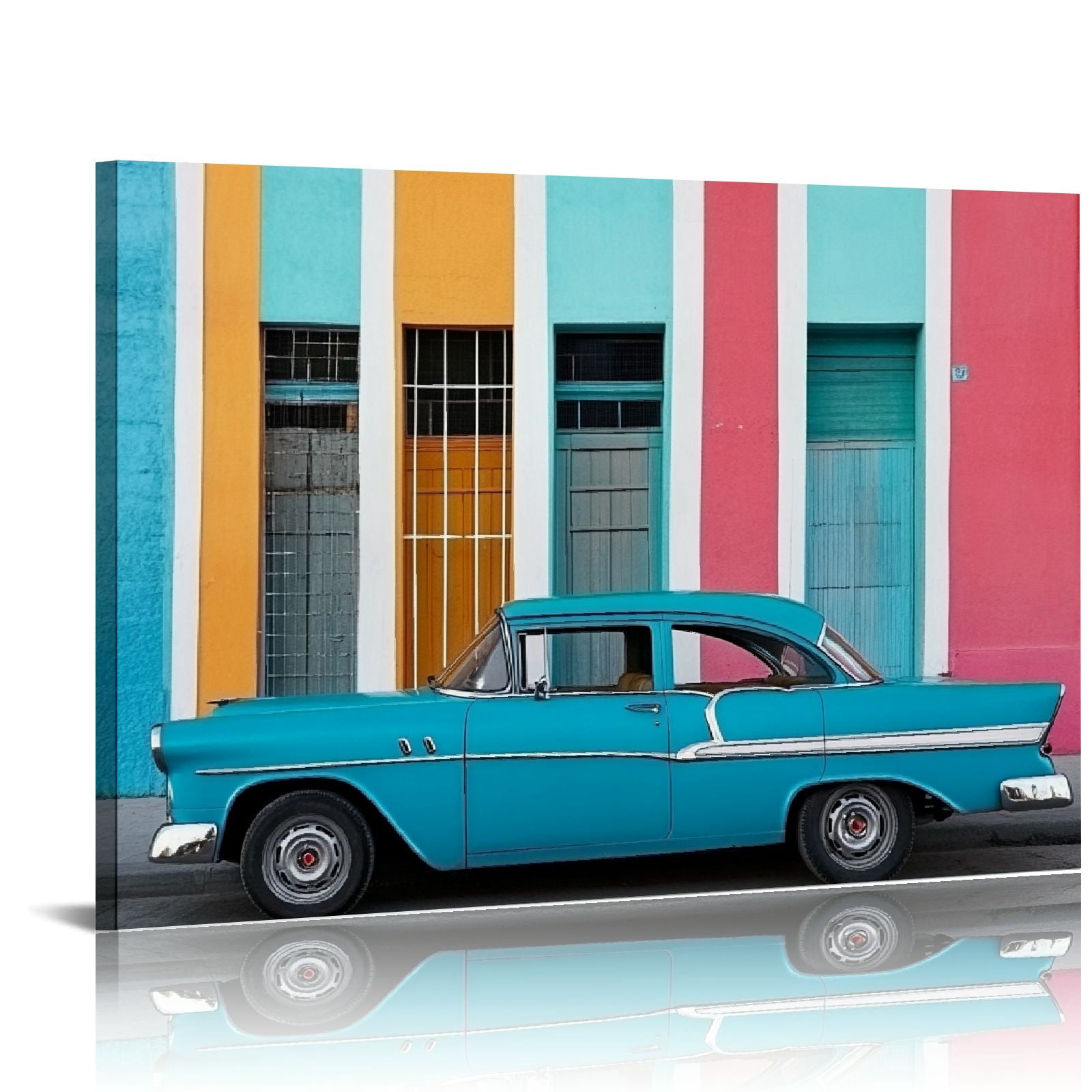 Shadudu Colorful Urban Architecture Canvas Prints Wall Art Large Size ...
