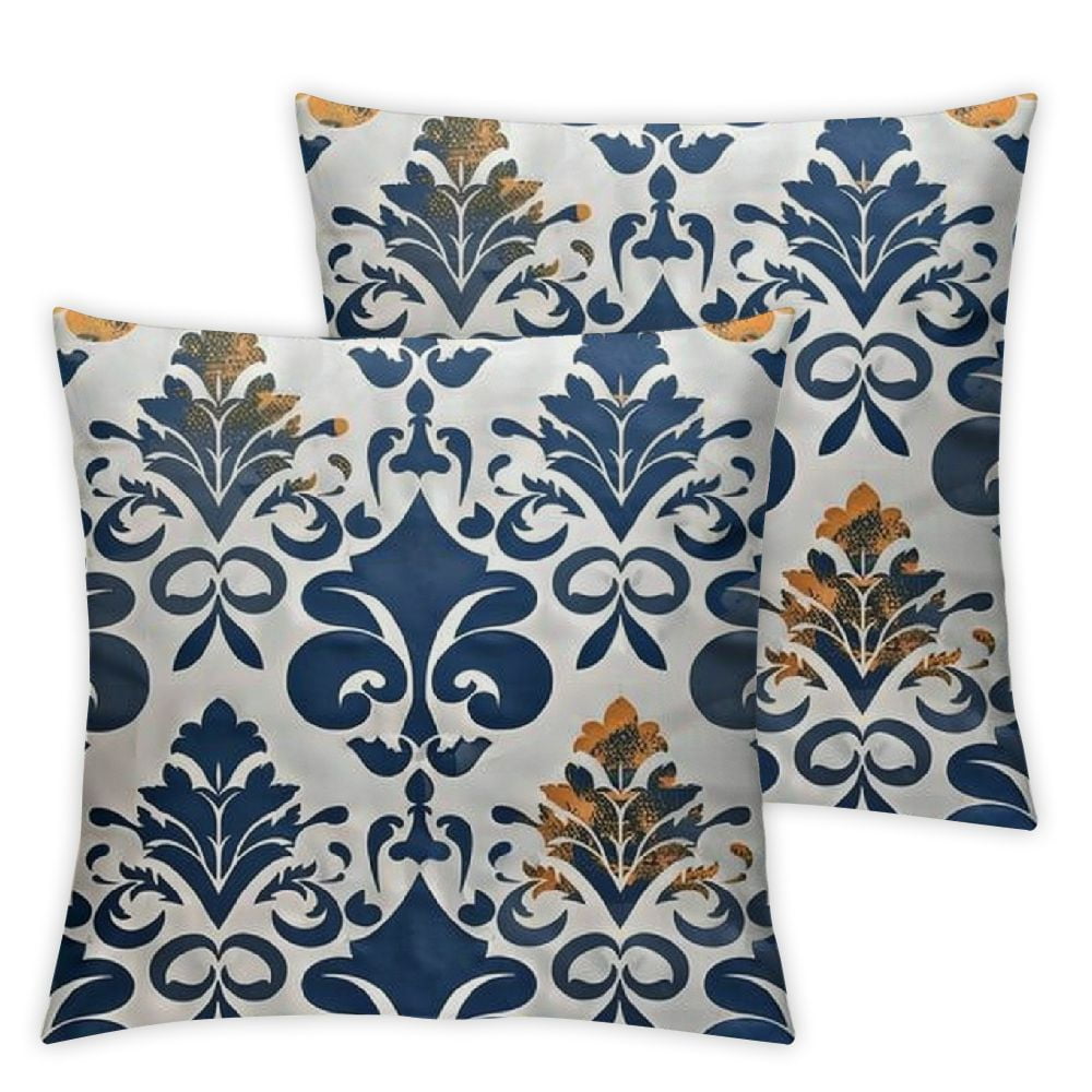 Shadudu Decorative Throw Pillow Covers 20 x 20-inch , Blue Modern ...