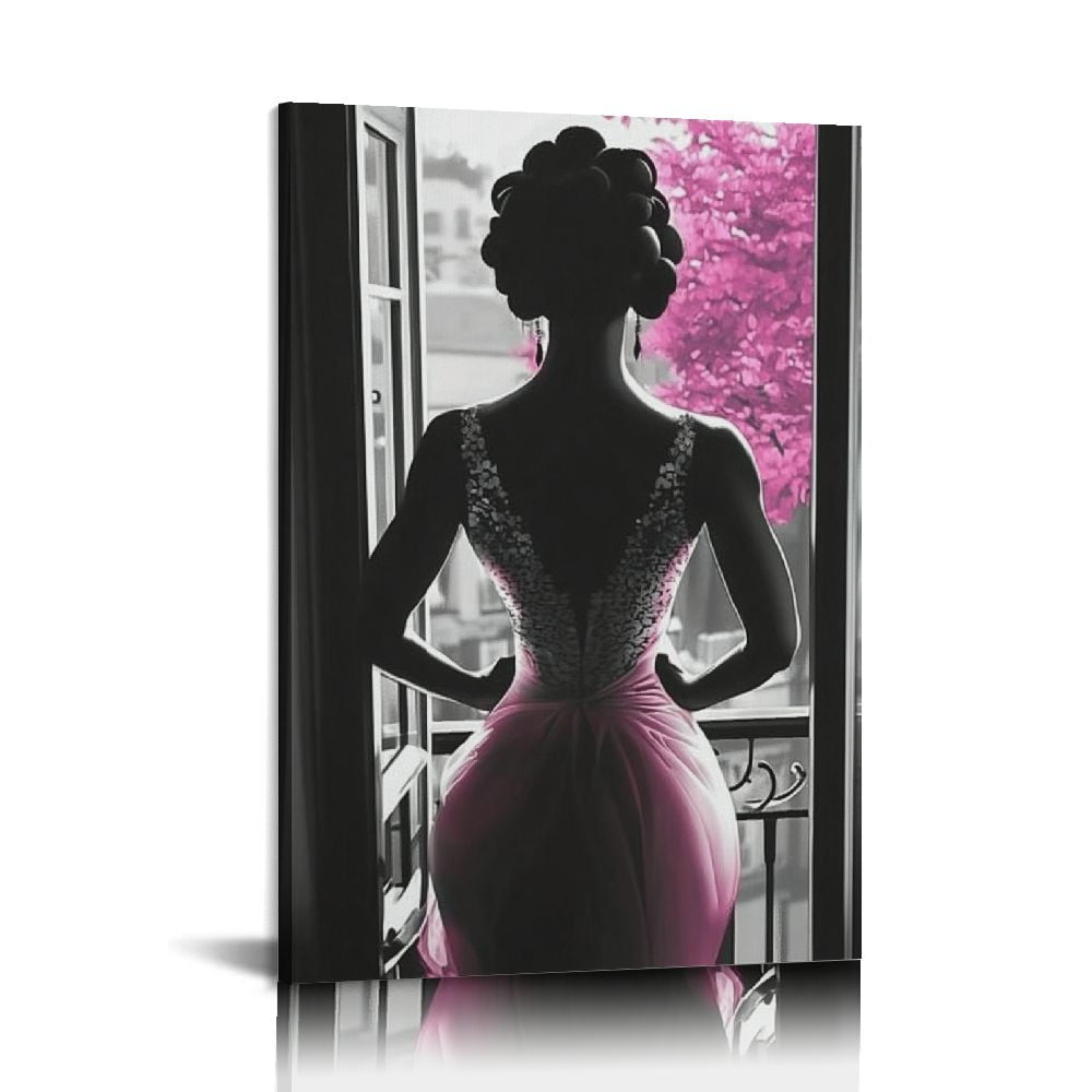 Shadudu Fashion Window Display Canvas Wall Decor 24x36 Inch for Living ...