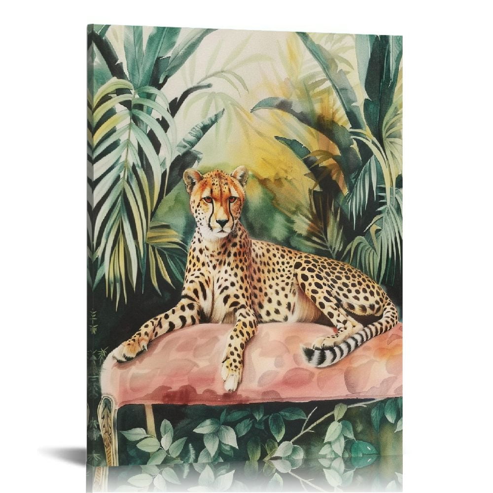 Shadudu Park Majestic Jungle Animal Canvas Ready To Hang Wall Art16 x ...