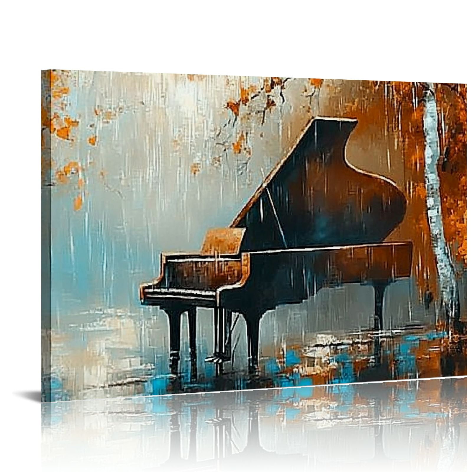 Shadudu Piano Pictures Wall Art,Piano Canvas Wall Art,Music Canvas Wall ...
