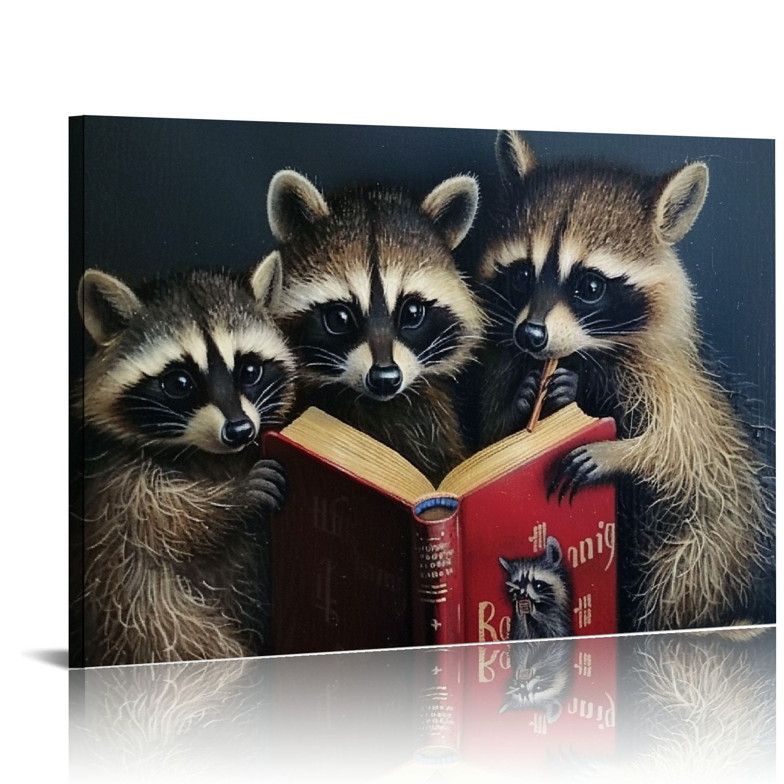 Shadudu Reading Canvas Wall Art Modern Prints 24x36 Inches Waterproof ...