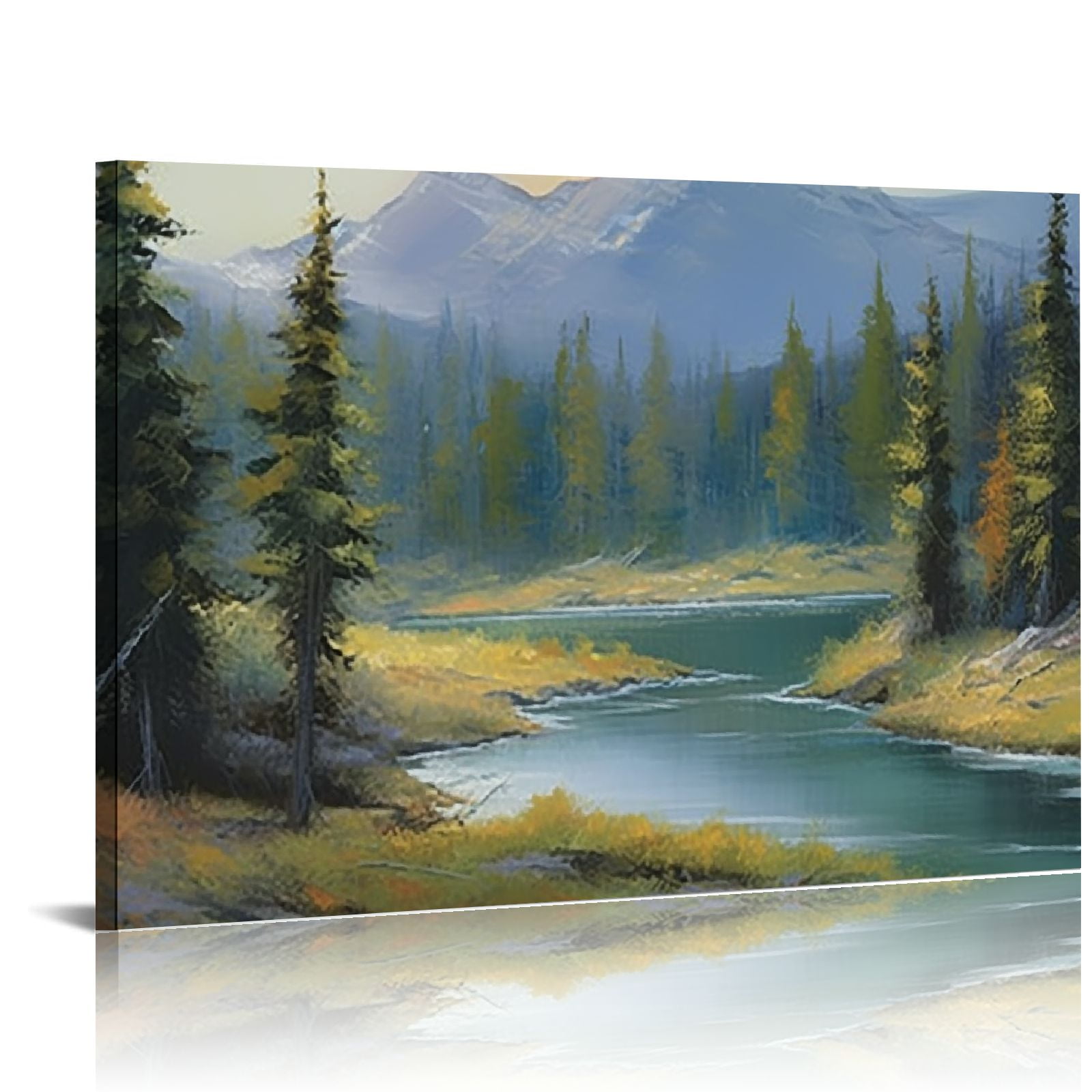 Shadudu River Forests Nature Scenery Pictures Wall Art Tree Mountain ...
