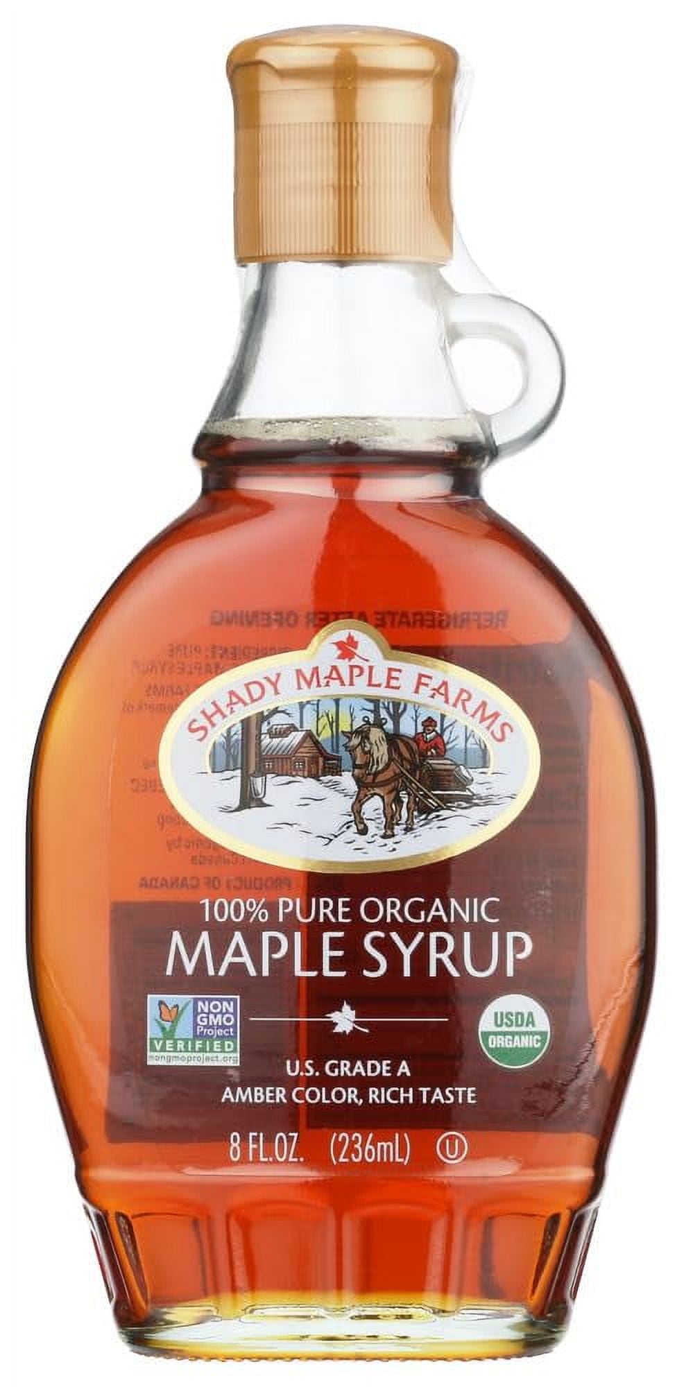 Shady Maple Farms 1 100% Pure Organic Maple Syrup - 8 fl oz Pack of 3 ...
