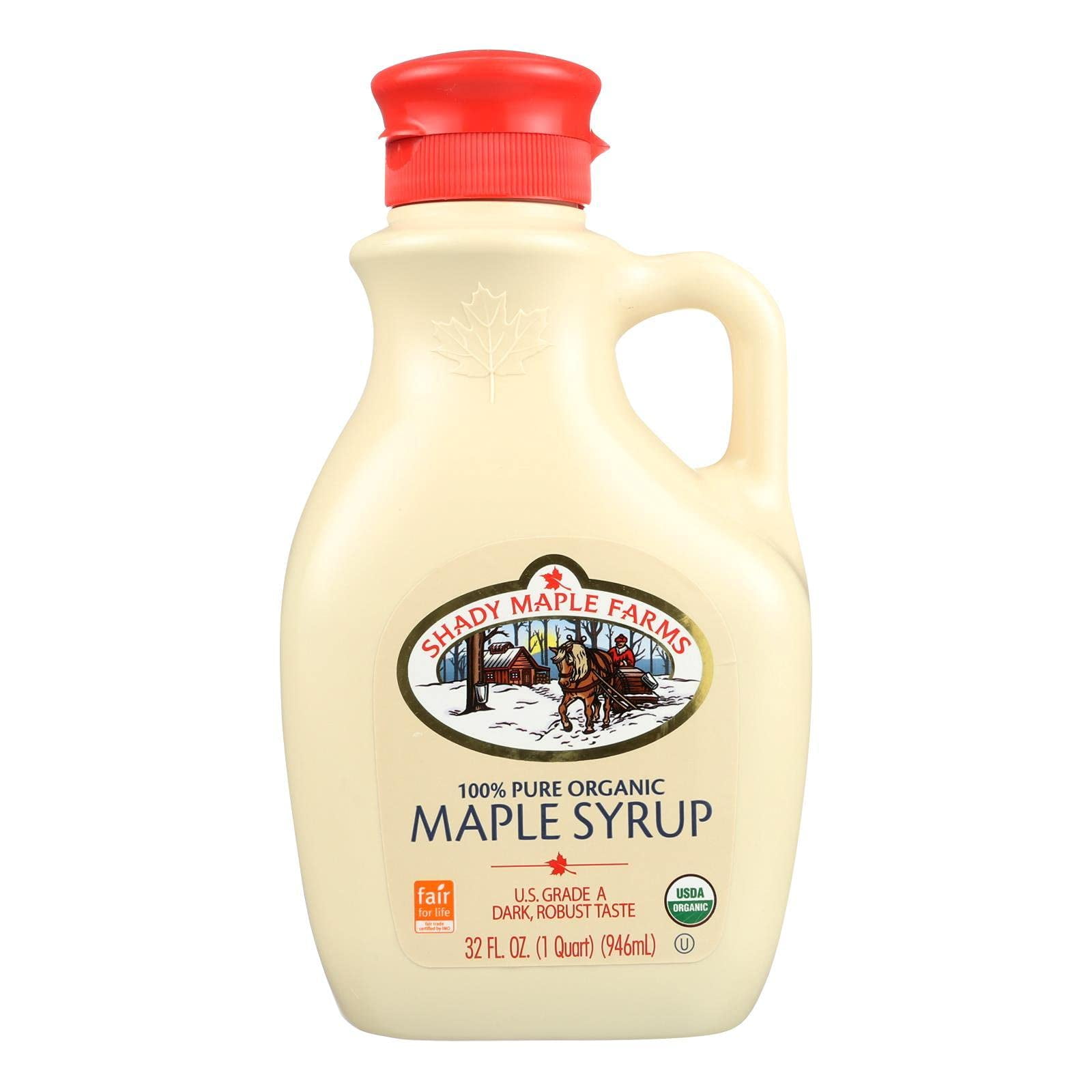 Shady Maple Farms 100 Percent Pure Organic Maple Syrup - Case of 6 - 32 ...