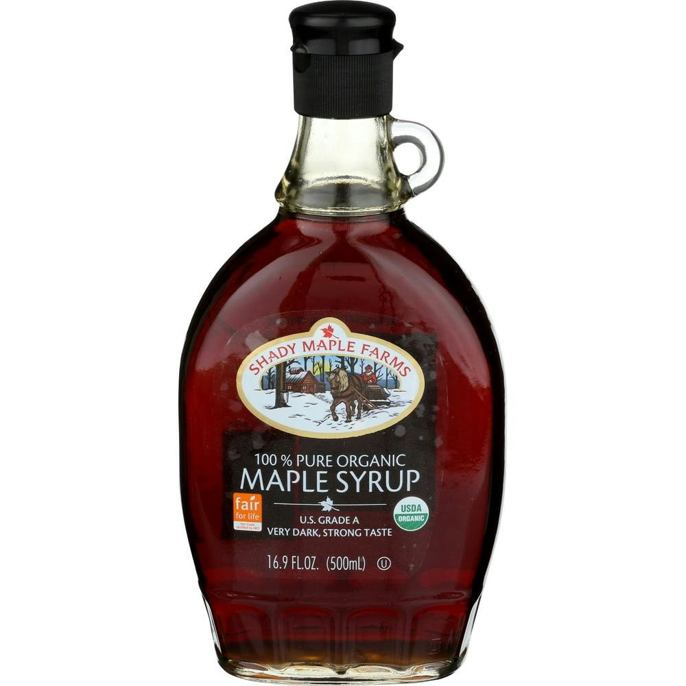 Shady Maple Farms Organic Dark Maple Syrup 16.9 oz (Pack Of 12 ...