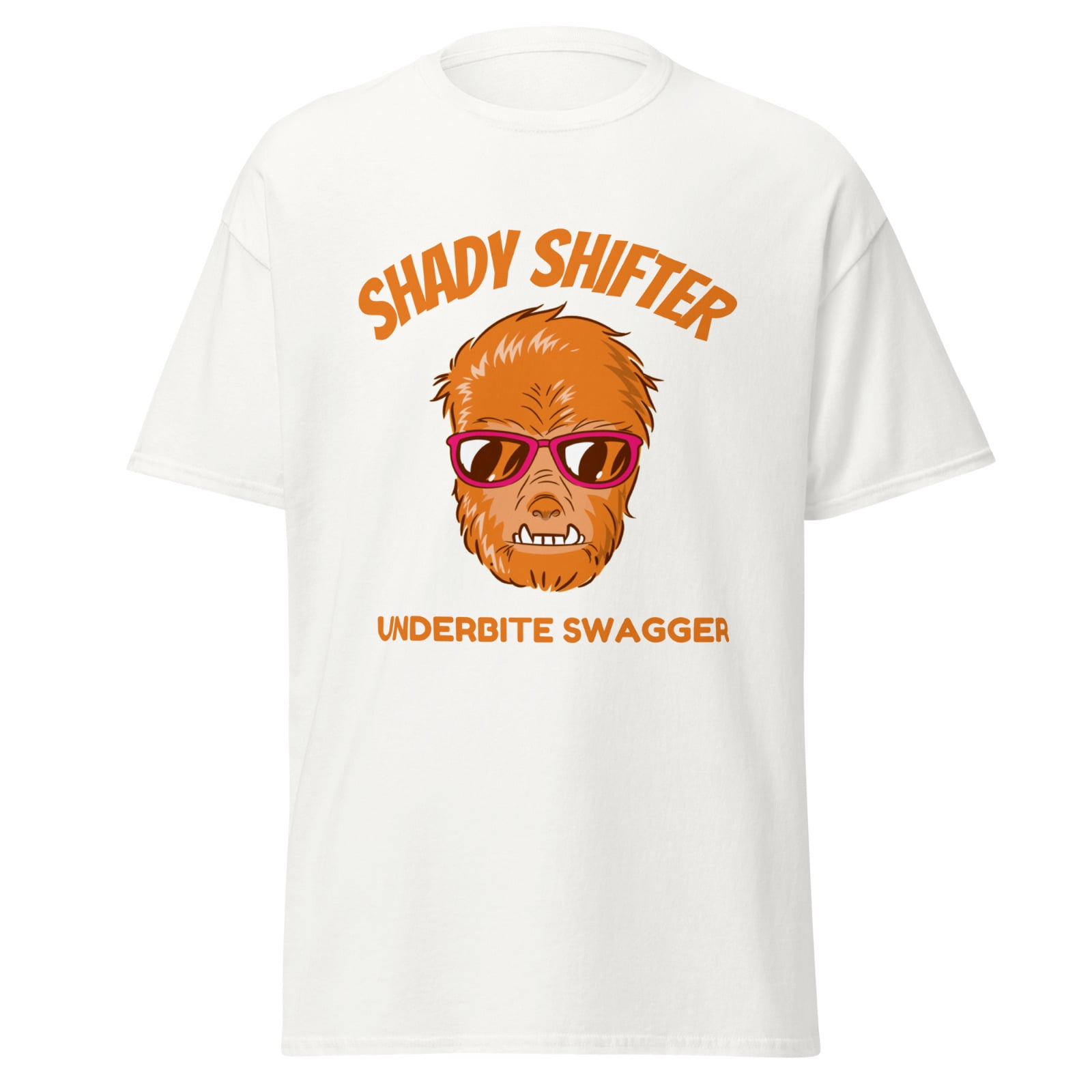 Shady Shifters Underbite Swagger Funny Mens T Shirt Werewolf Cotton Tee ...