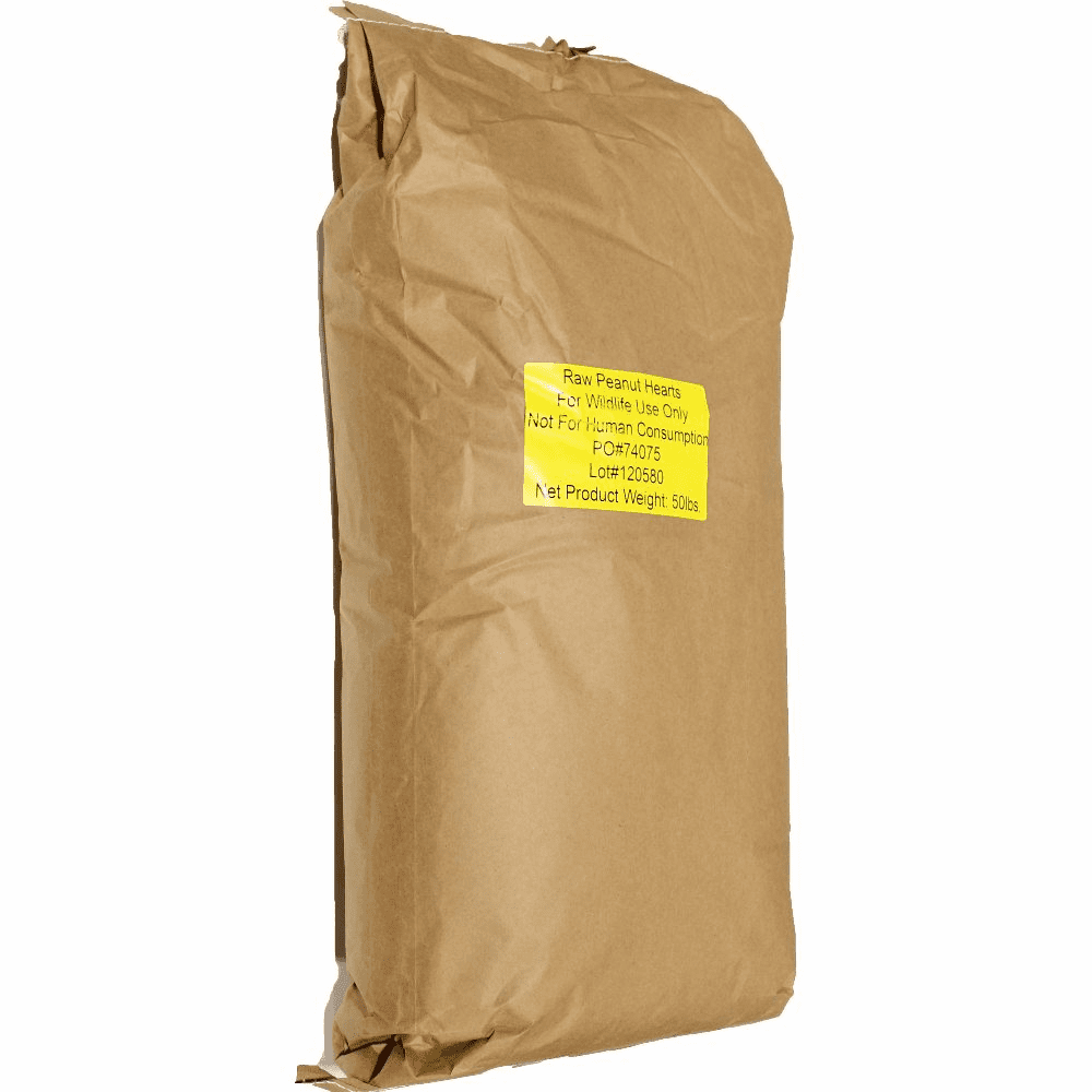 Shafer Seed Wild Bird Food - 50 Pound Natural Color Peanut Hearts ...