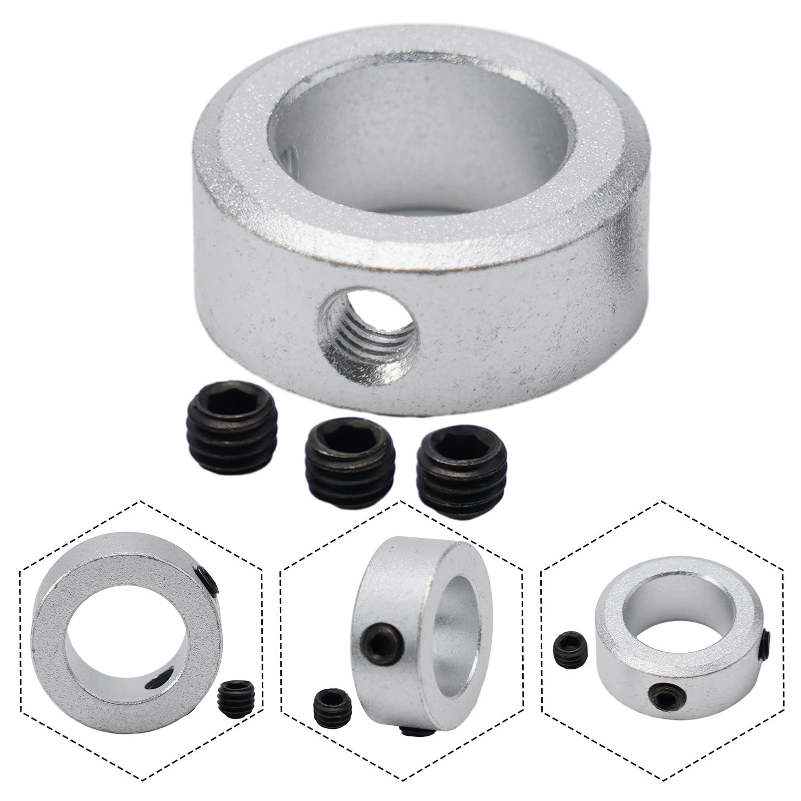 Shaft Collar 16mm Collar/20mm Collar Steel Bore Shaft Collar SOLID ...