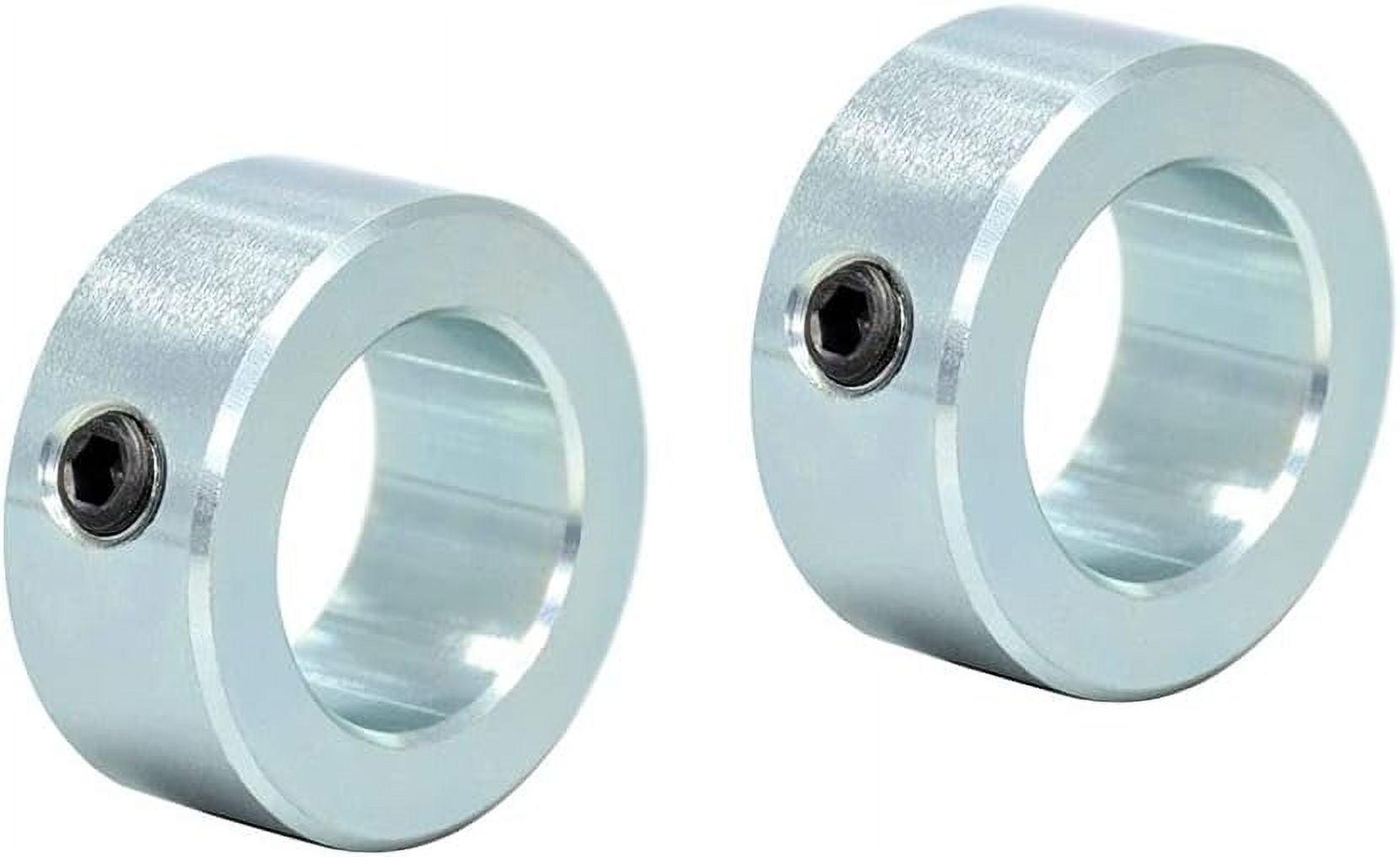 Shaft Collar Set Screw Style, Zinc Plated Steel: Solid Steel Lock ...