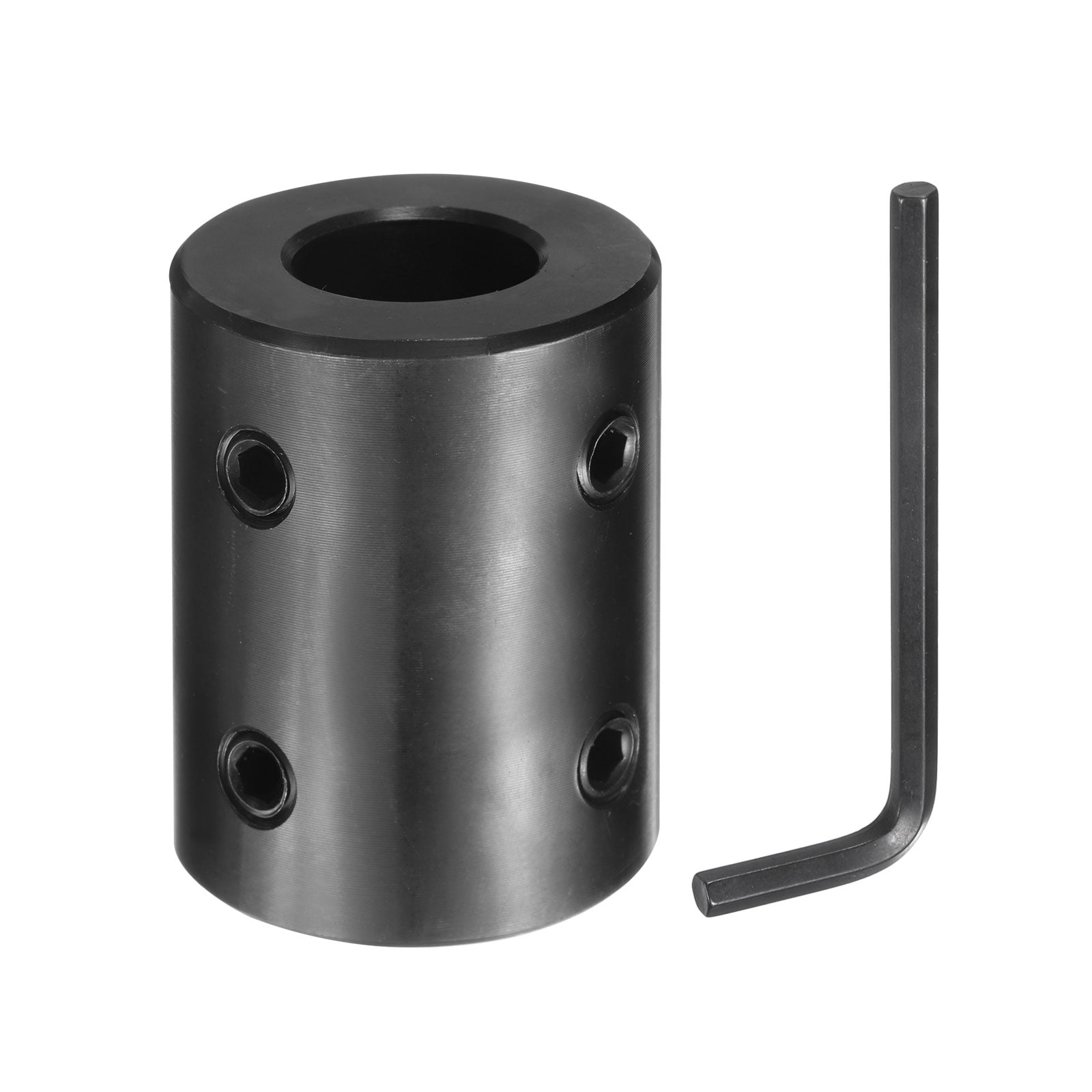 Shaft Coupling, 3/4" Bore 1-1/2" OD 2" Length Black Oxide Plated with ...