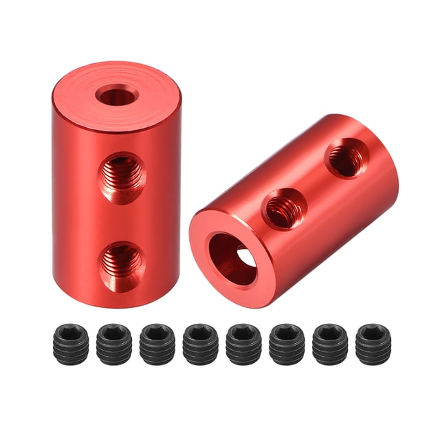 Shaft Coupling 3mm to 6mm Bore L20xD12 Robot Motor Wheel Rigid Flexible ...