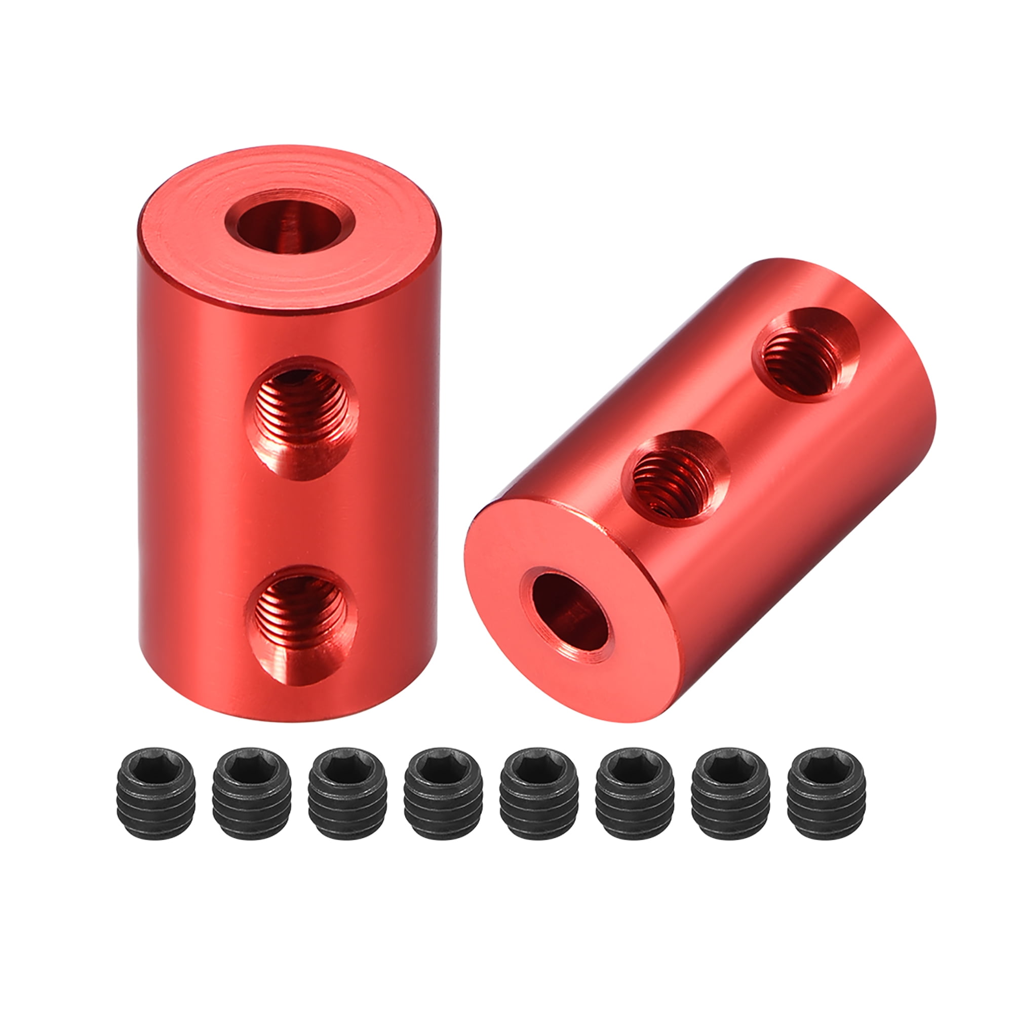 Shaft Coupling 4mm to 4mm Bore L20xD12 Robot Motor Wheel Rigid Flexible ...