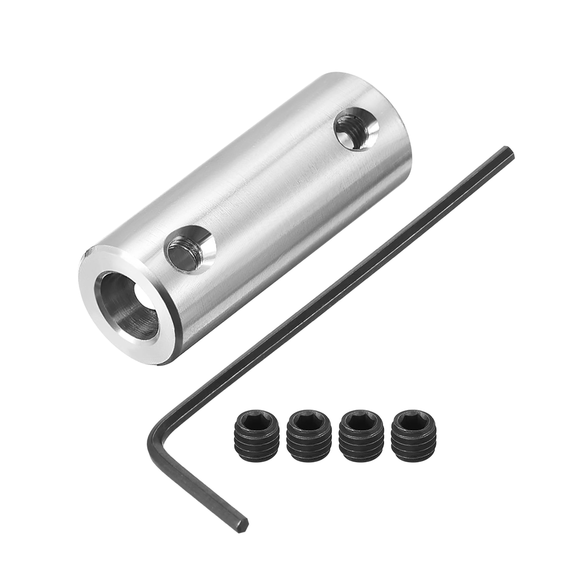 Shaft Couplings 4mm to 6mm Bore L26xD12 Robot Motor Wheel Rigid Coupler ...