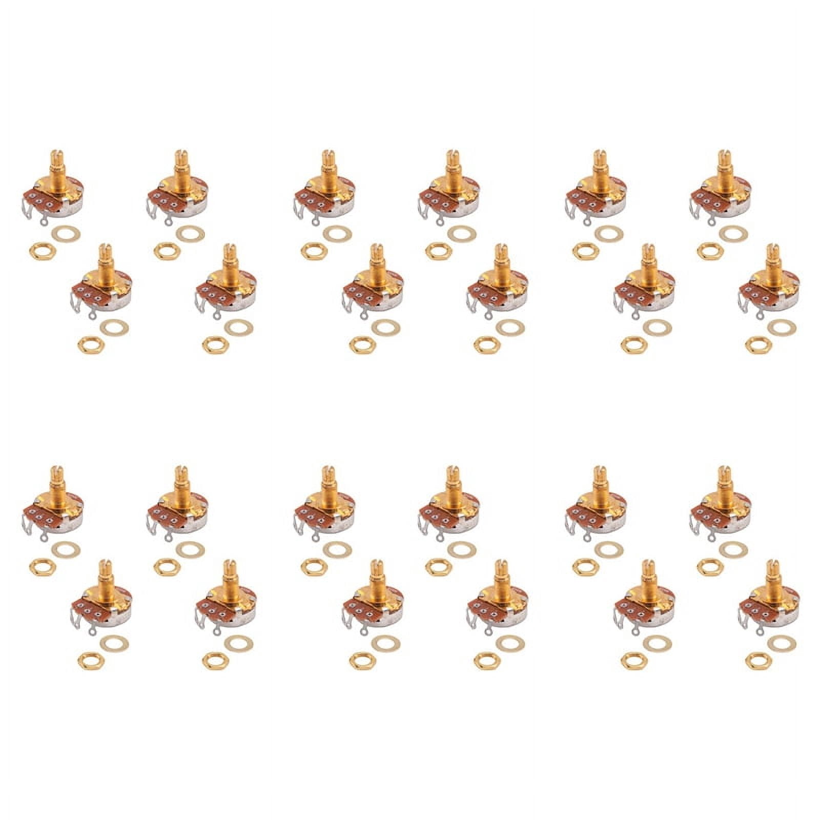 Shaft Full Metric Sized Control Pots A500K Audio Taper Potentiometers ...
