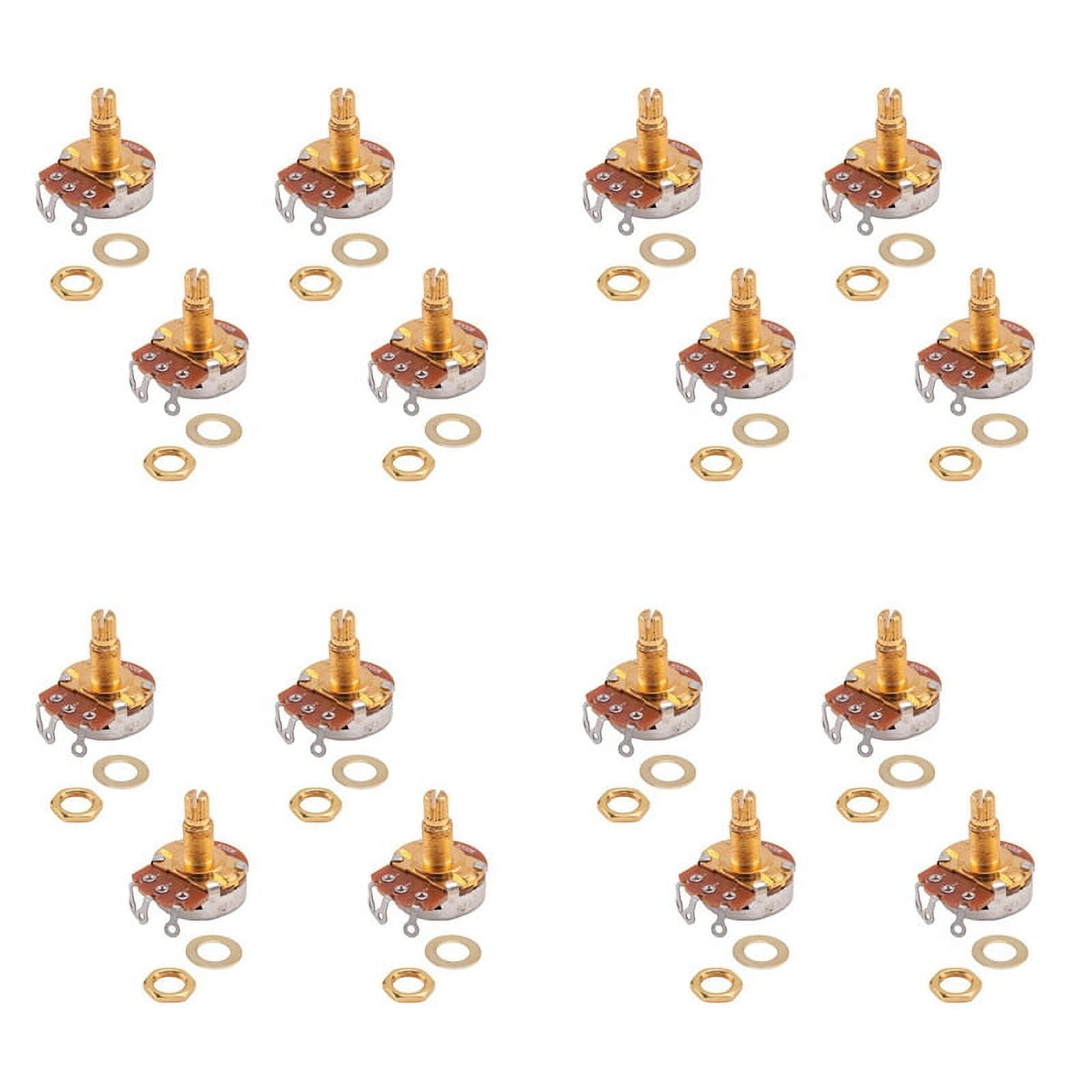 Shaft Full Metric Sized Control Pots A500K Audio Taper Potentiometers ...