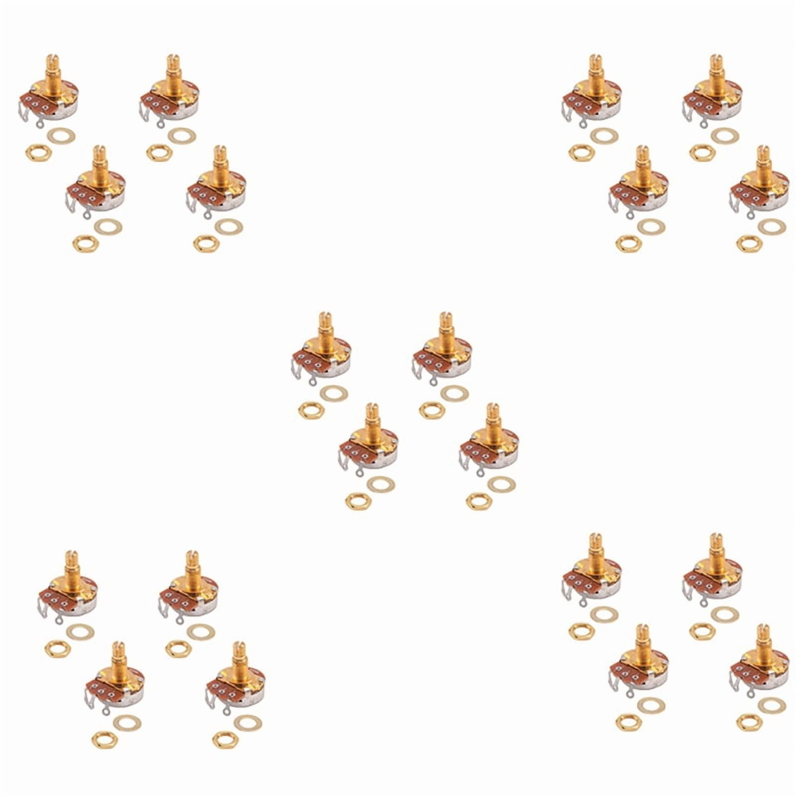 Shaft Full Metric Sized Control Pots A500K Audio Taper Potentiometers ...