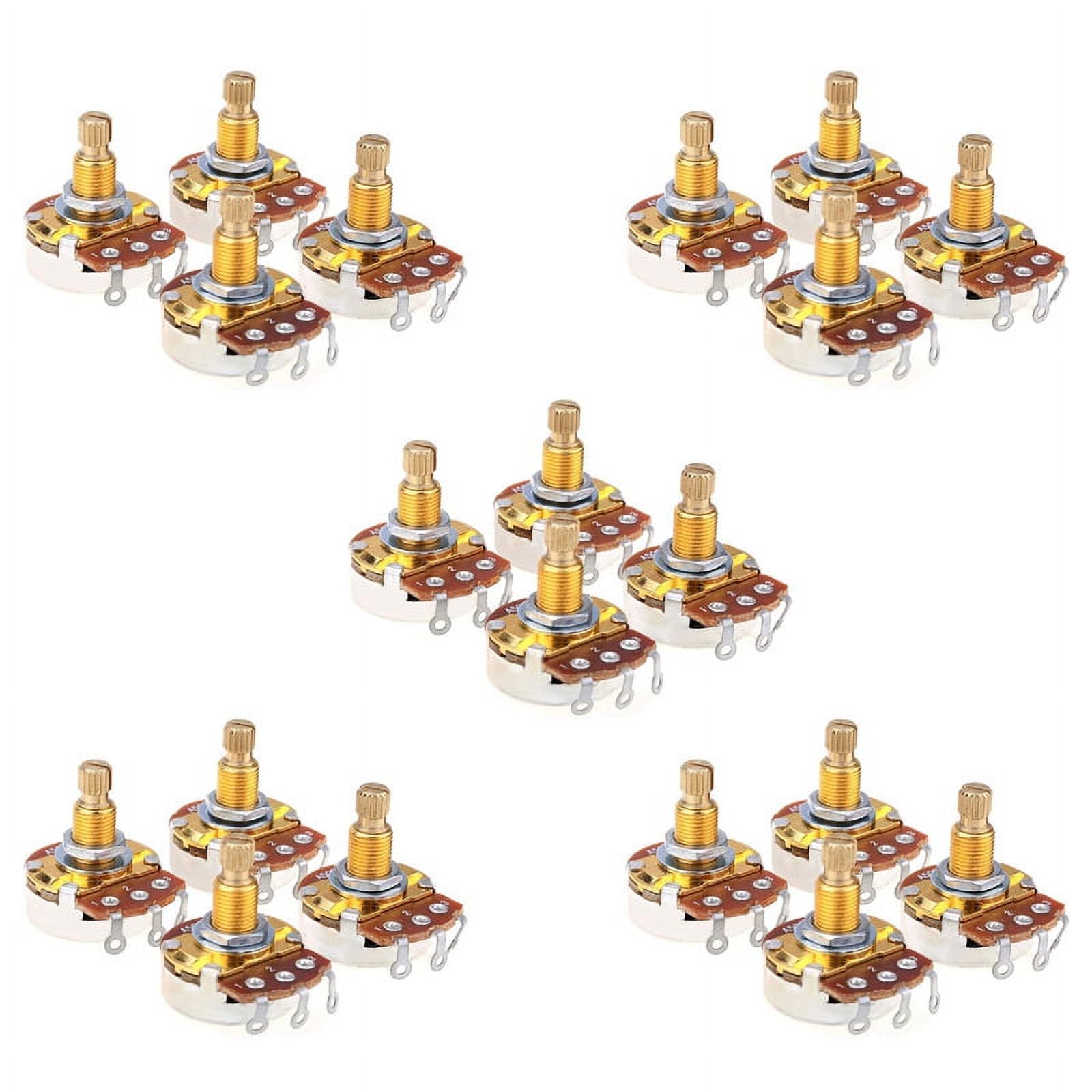 Shaft Full Metric Sized Control Pots A500K Audio Taper Potentiometers ...