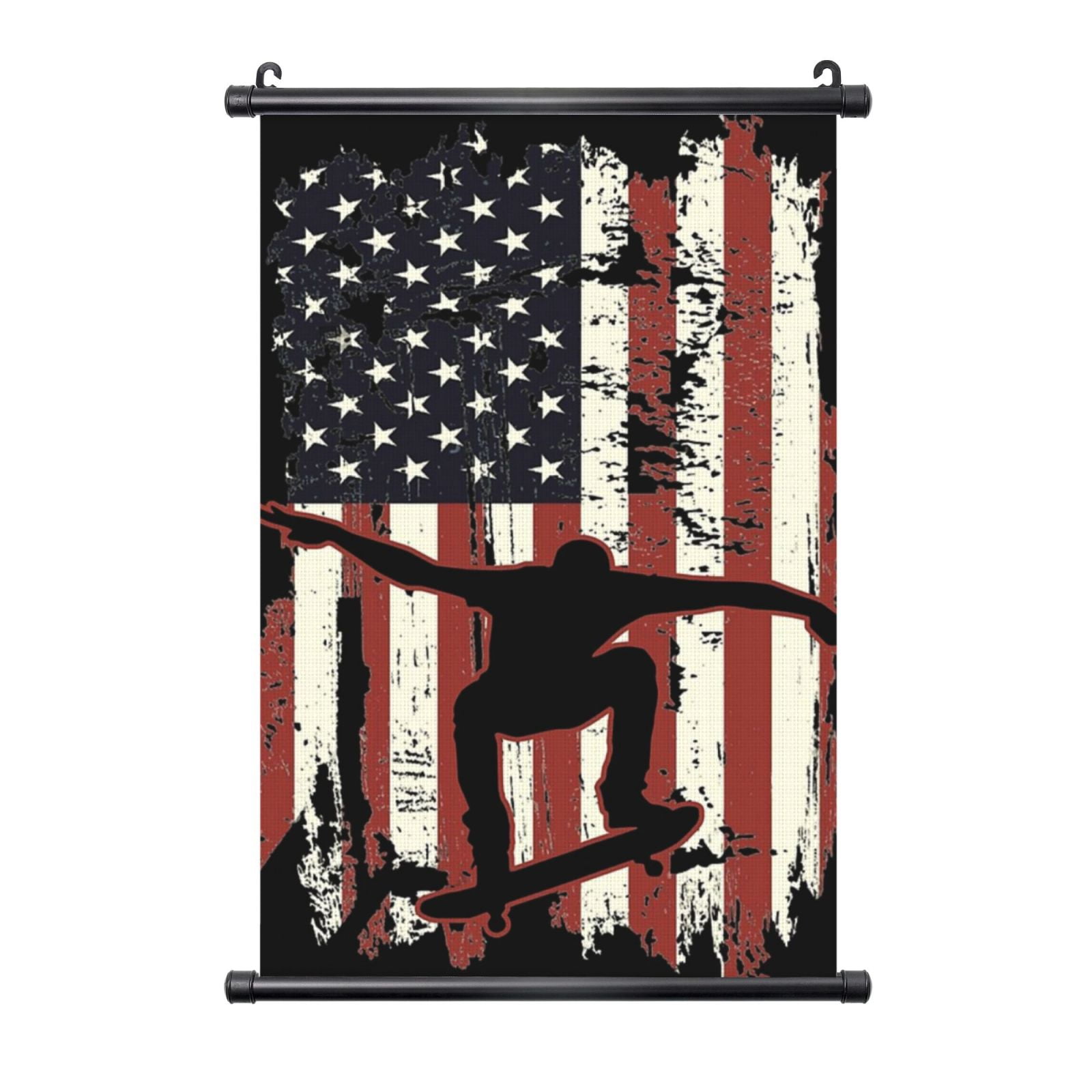 Shaft Hanging Banner American Flag Skateboard Poster Wall Canvas ...