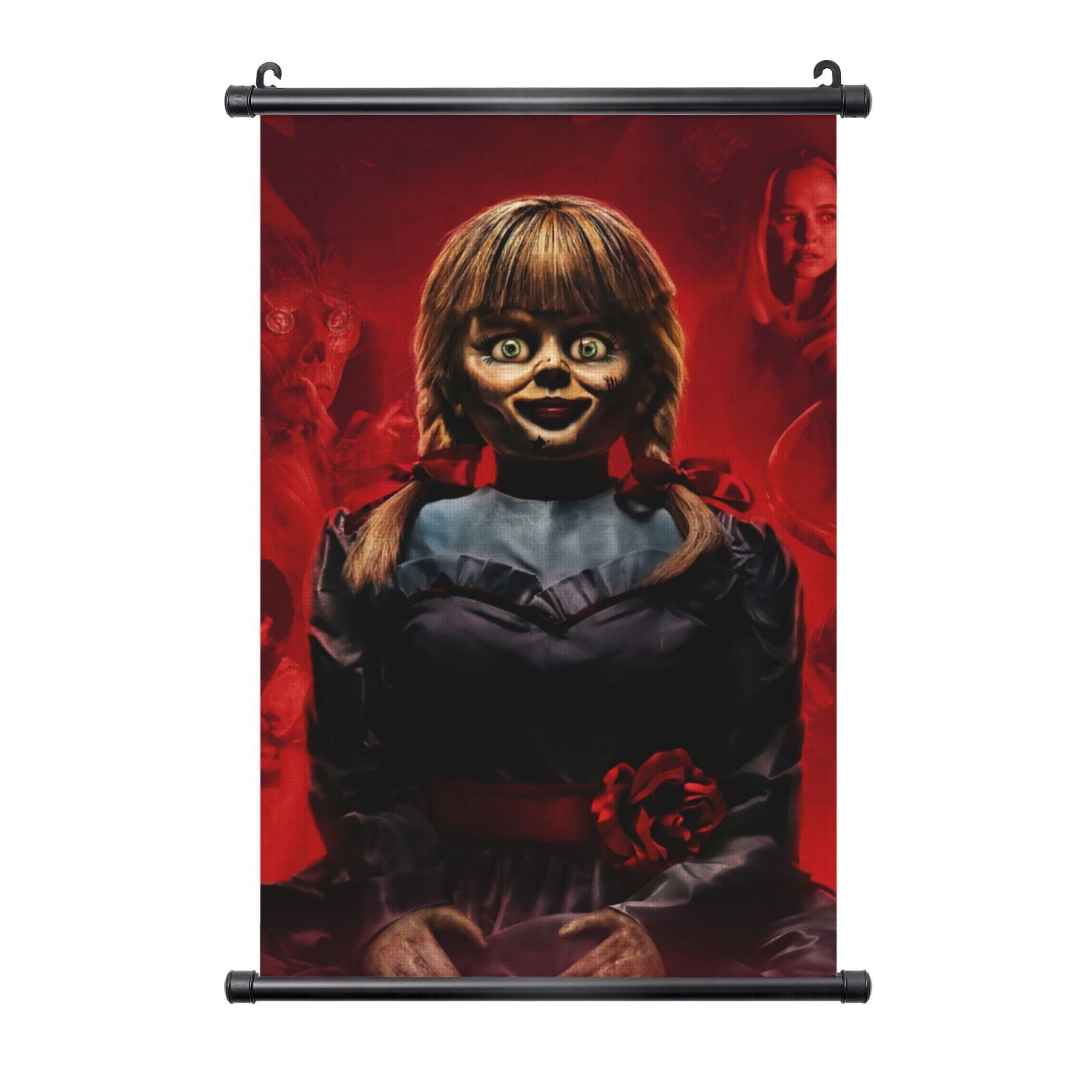 Shaft Hanging Banner Annabelle Poster Wall Canvas Artwork With Black ...