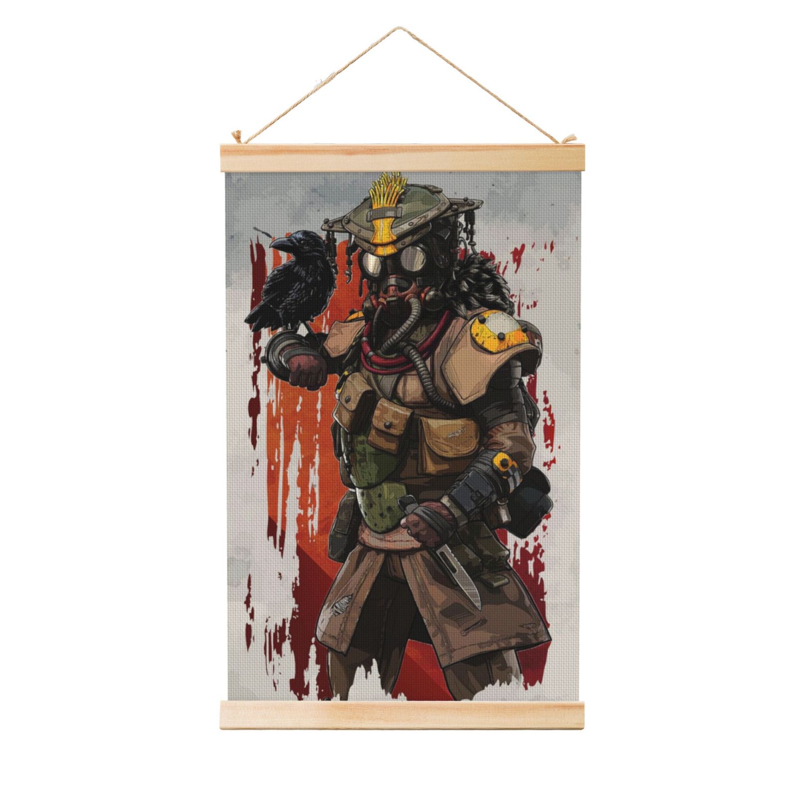 Shaft Hanging Banner Apex Legends Bloodhound Poster Wall Canvas Artwork ...