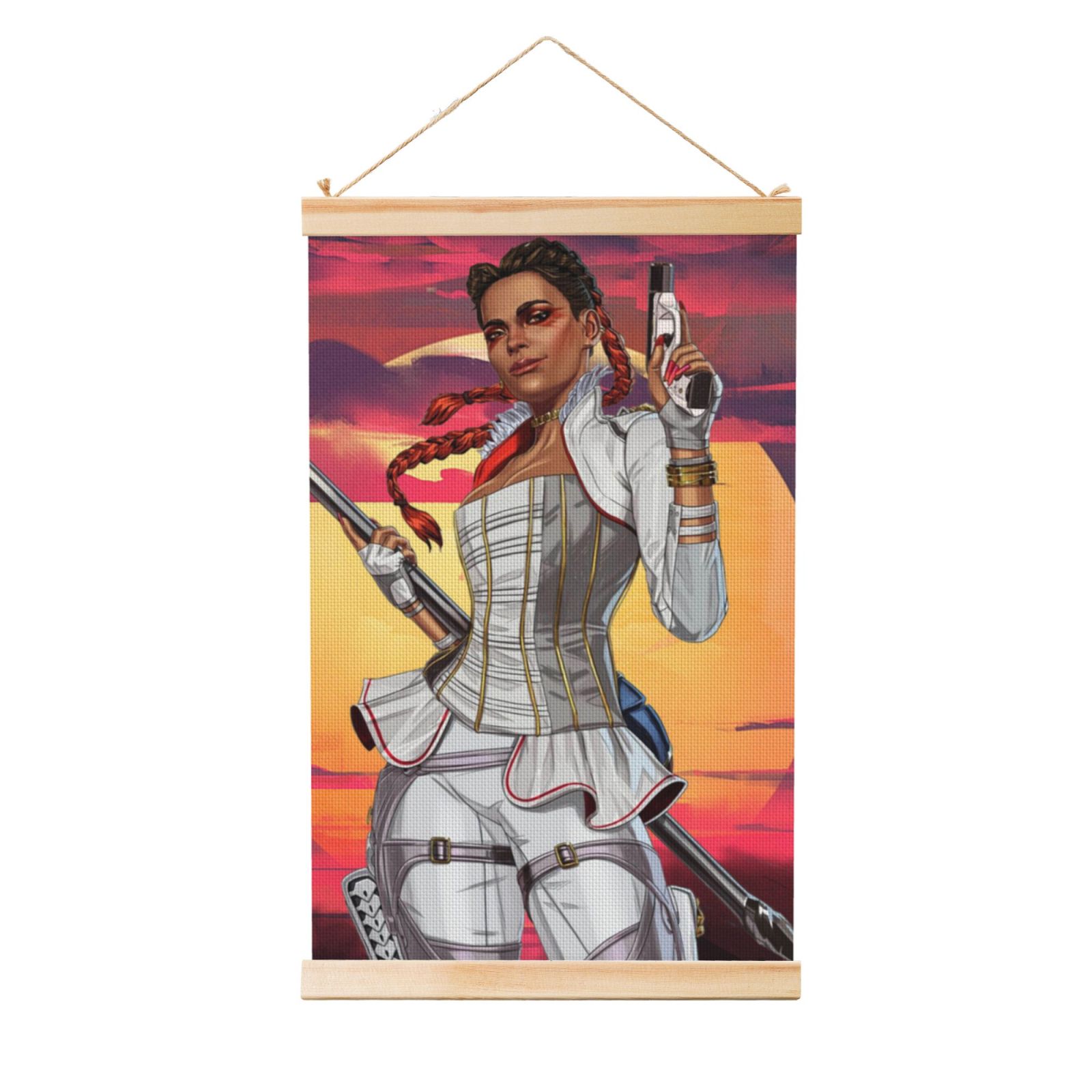 Shaft Hanging Banner Apex Legends Loba Poster Wall Canvas Artwork With ...