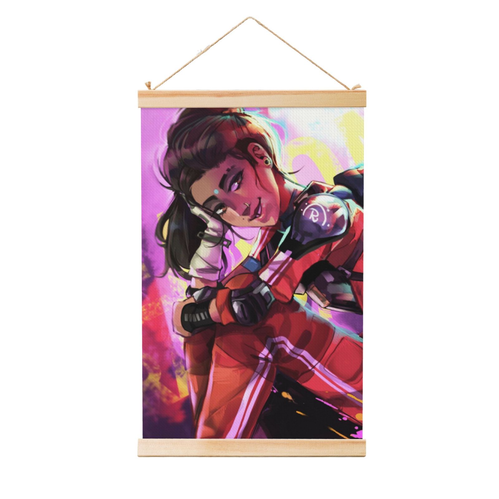 Shaft Hanging Banner Apex Legends Rampart Poster Wall Canvas Artwork ...