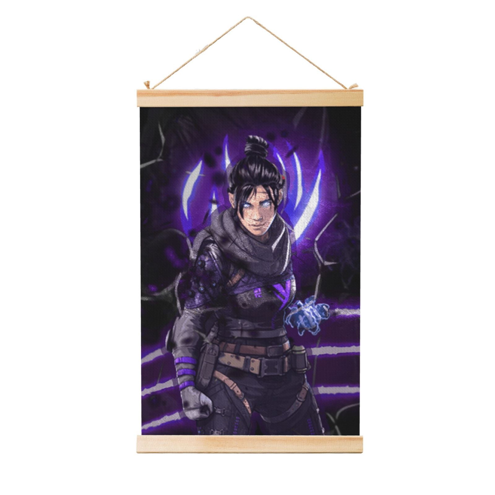 Shaft Hanging Banner Apex Legends Wraith Poster Wall Canvas Artwork ...