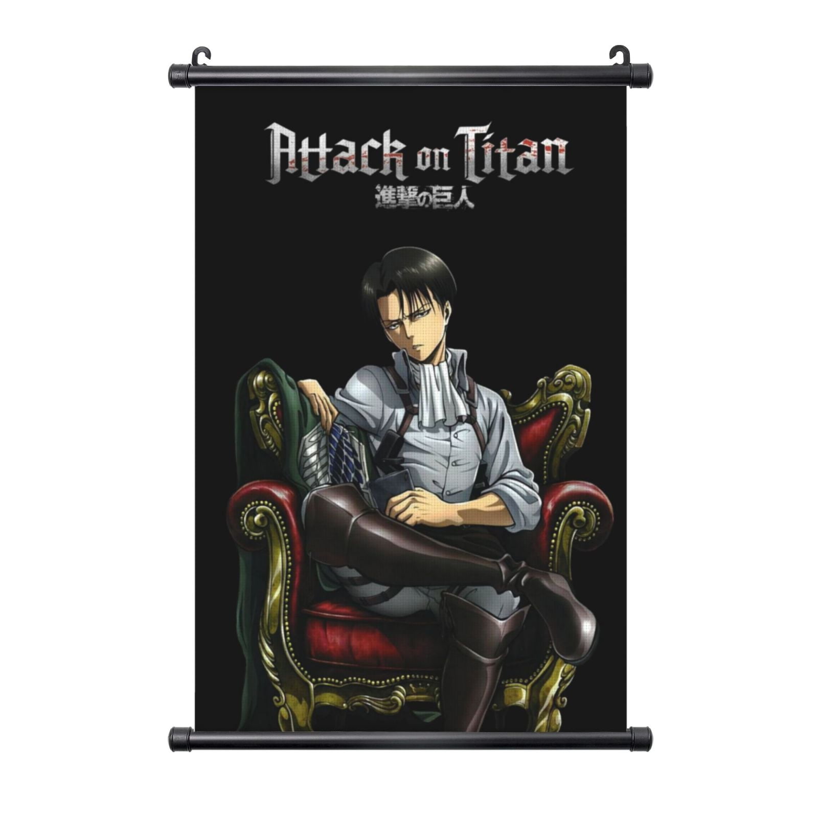 Shaft Hanging Banner Attack on Titan Levi Ackerman Poster Wall Canvas ...