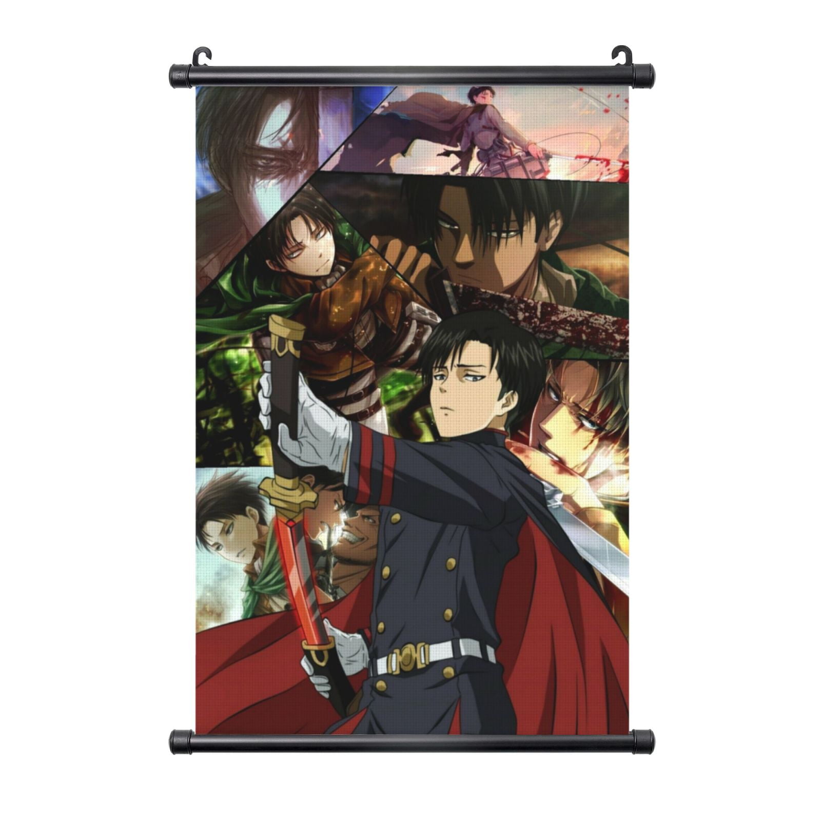 Shaft Hanging Banner Attack on Titan Levi Ackerman Poster Wall Canvas ...