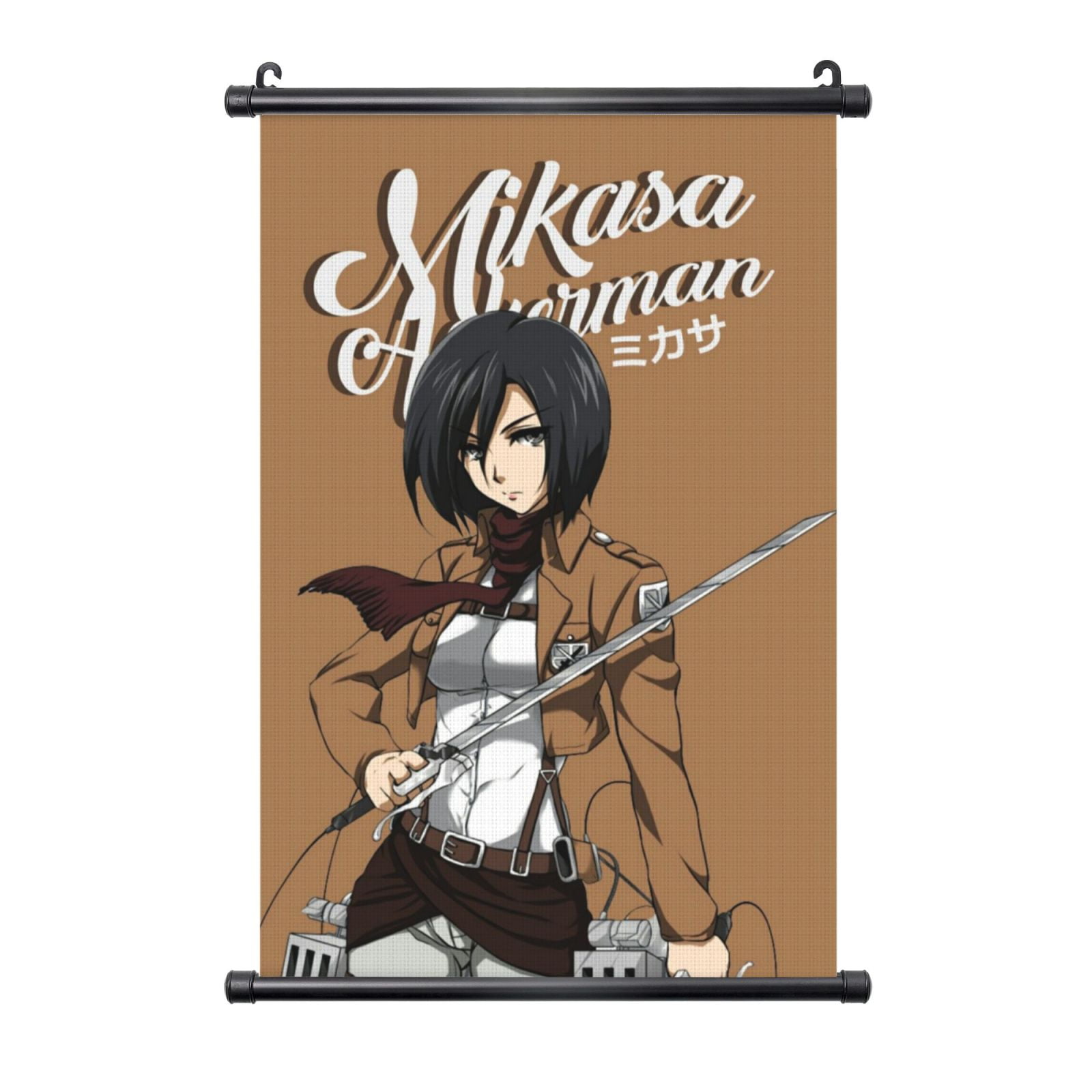 Shaft Hanging Banner Attack on Titan Mikasa Ackerman Poster Wall Canvas ...